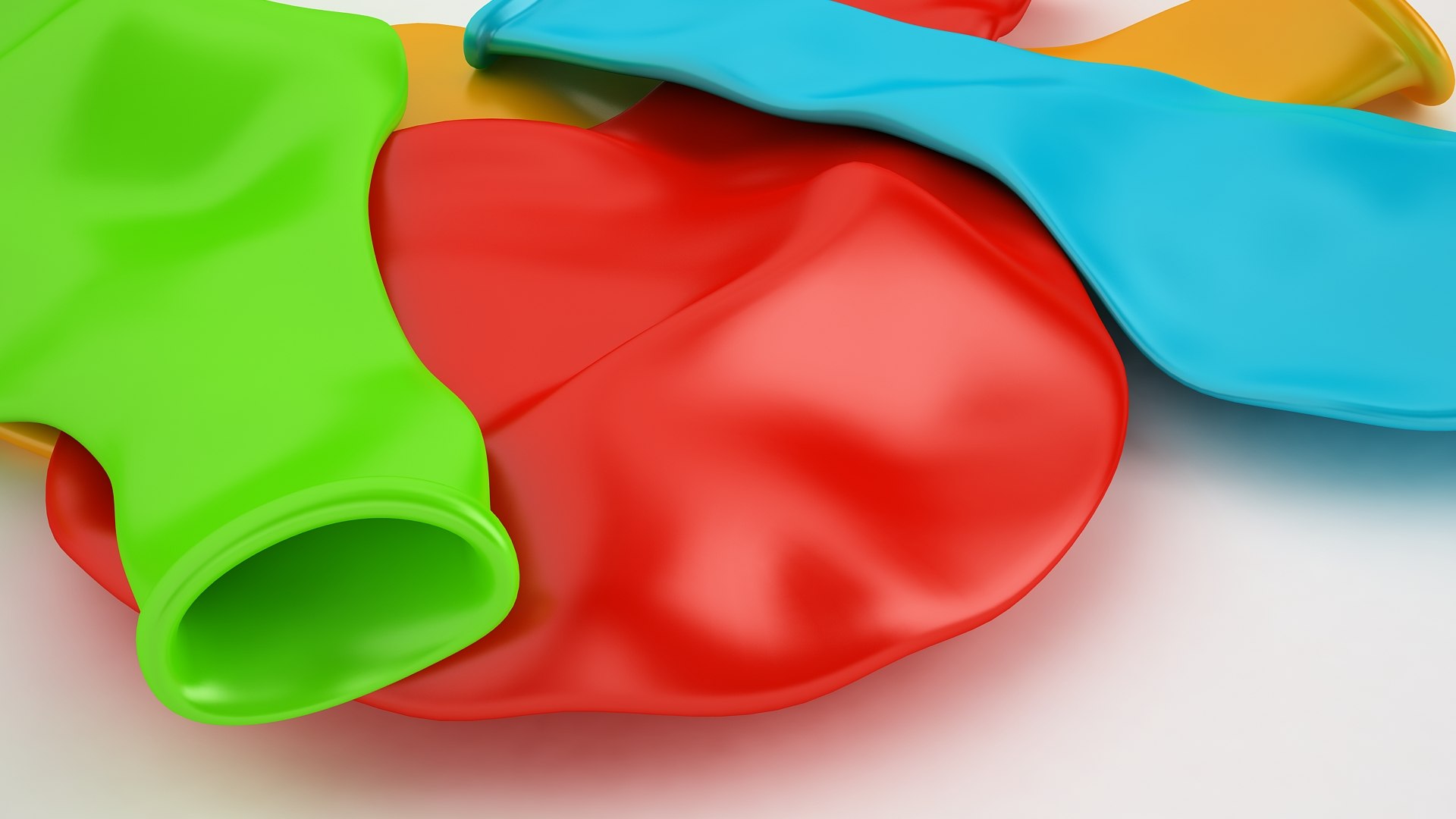 Flat Balloon Ball 3D - TurboSquid 1474218