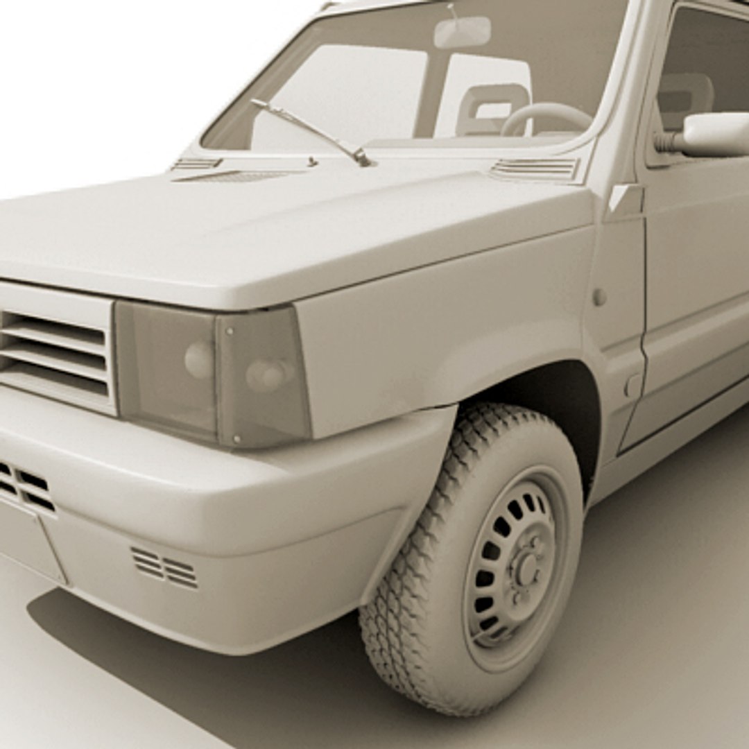 3d Fiat Panda Model