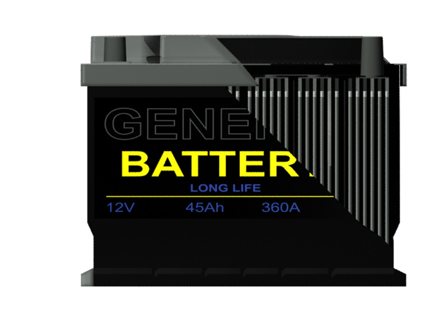 max cut open section car battery