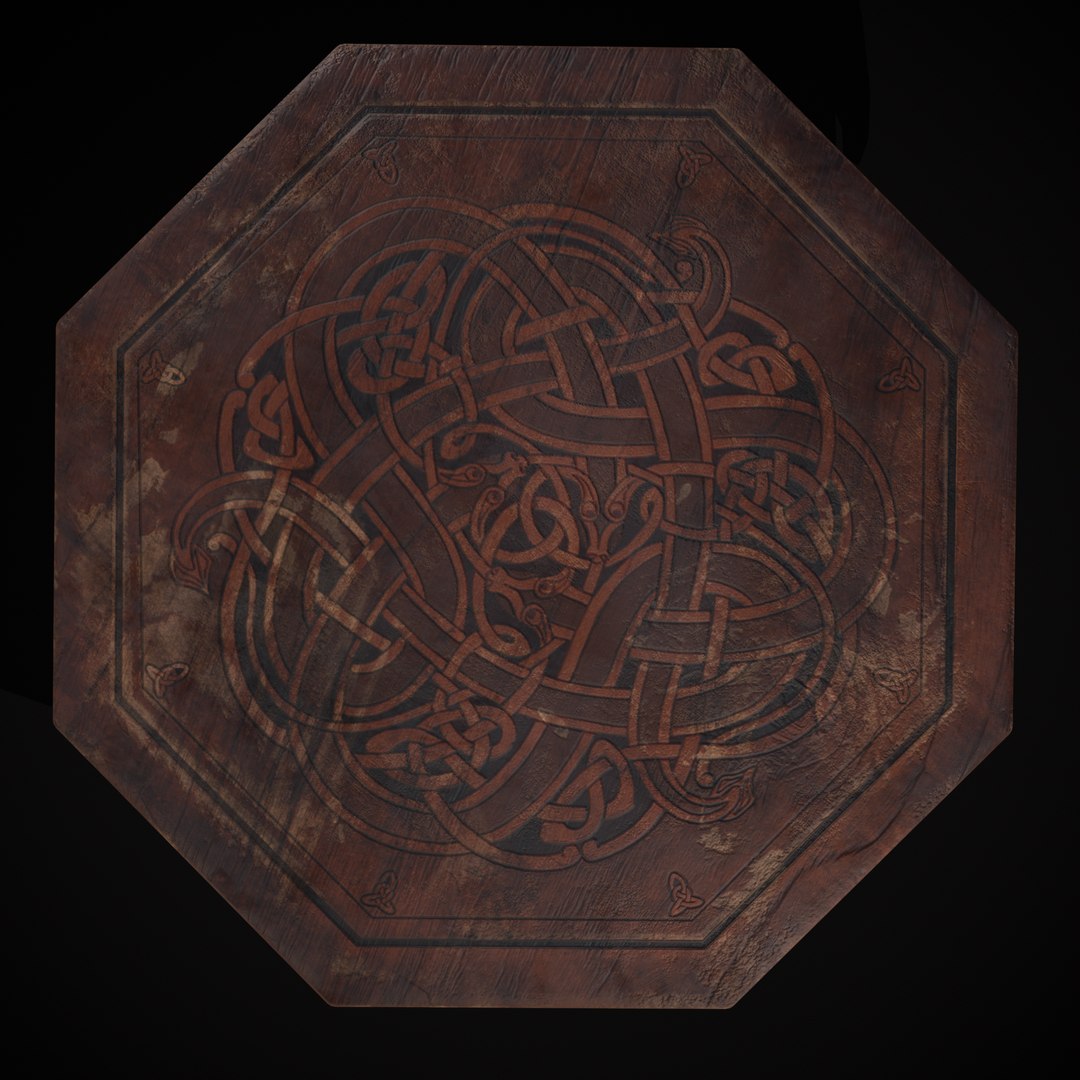 3D Octagonal Viking Table - TurboSquid 2118154