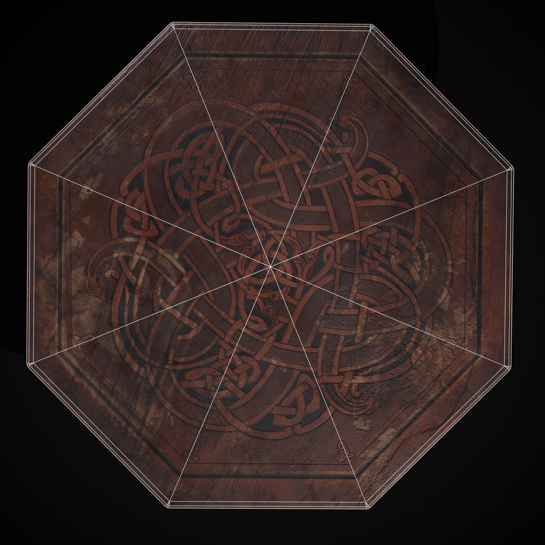 3D Octagonal Viking Table - TurboSquid 2118154
