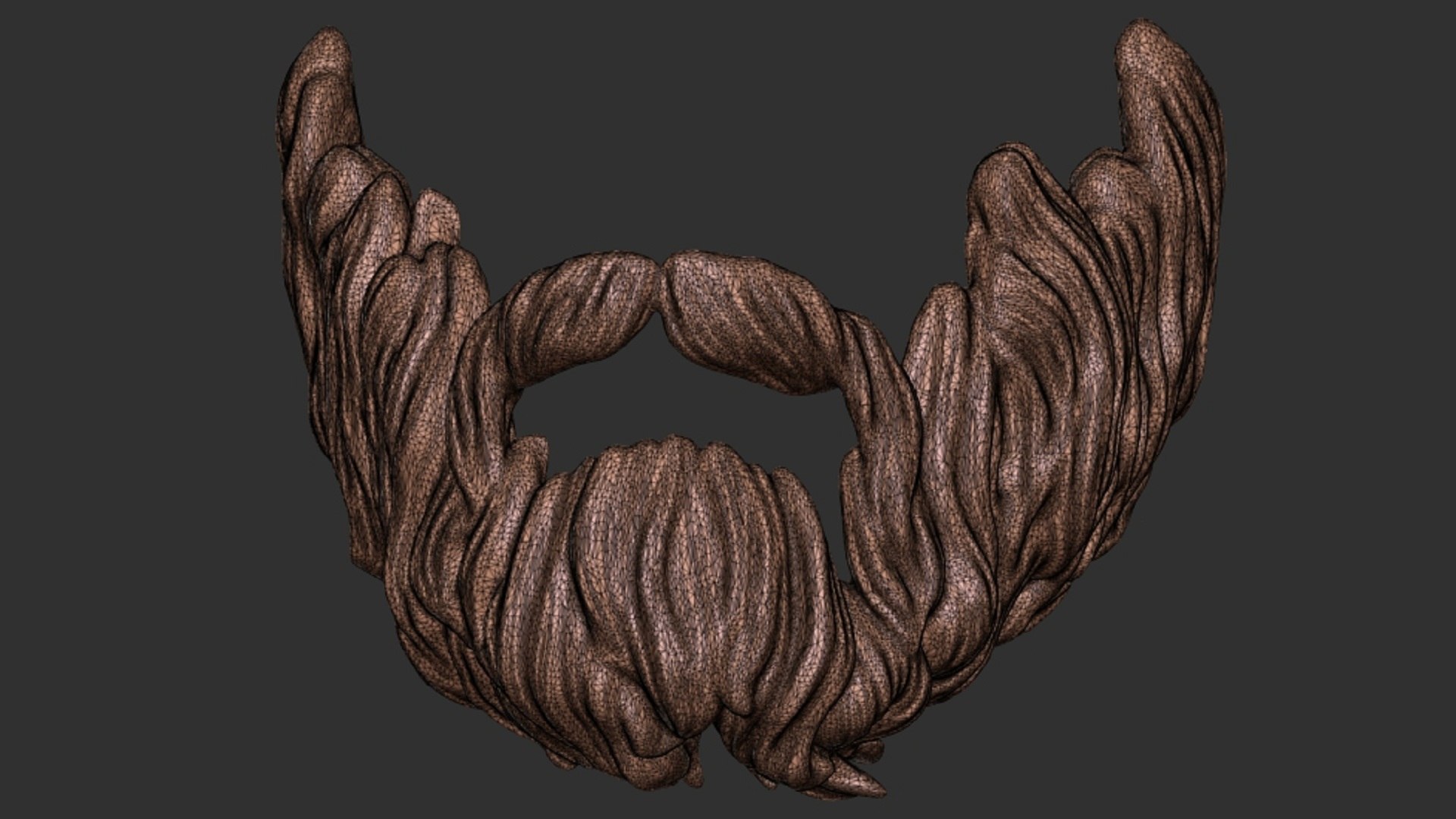 3D Beard 2 - TurboSquid 1915344