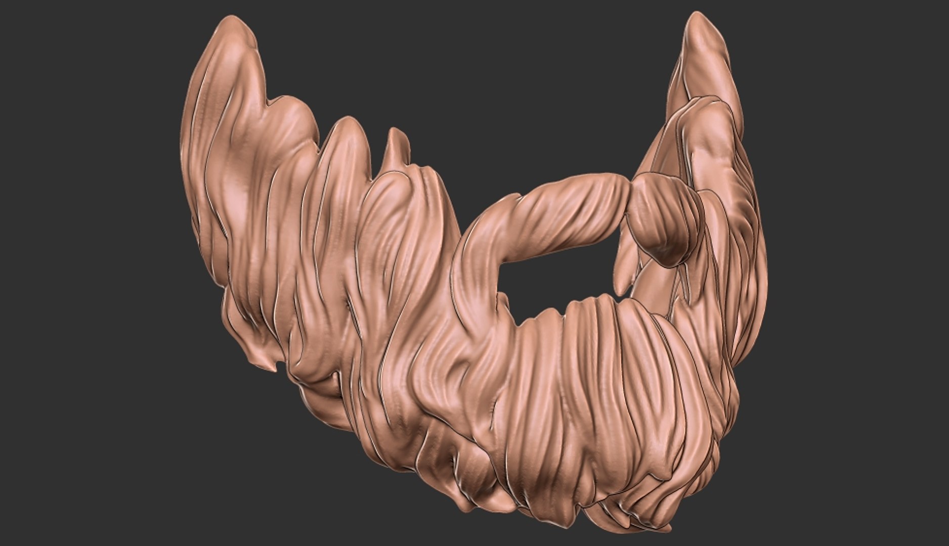 3D Beard 2 - TurboSquid 1915344