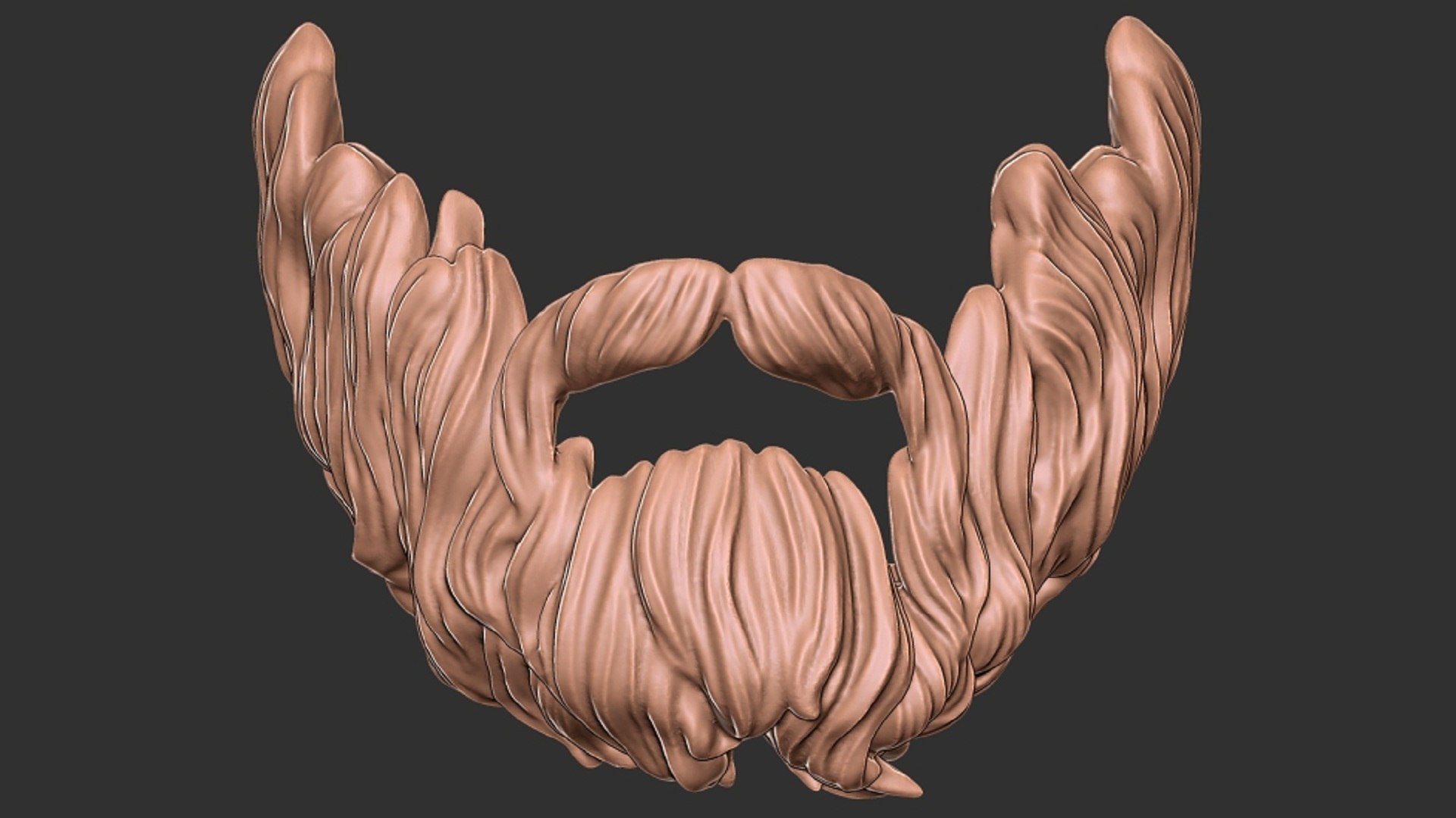 3D Beard 2 - TurboSquid 1915344