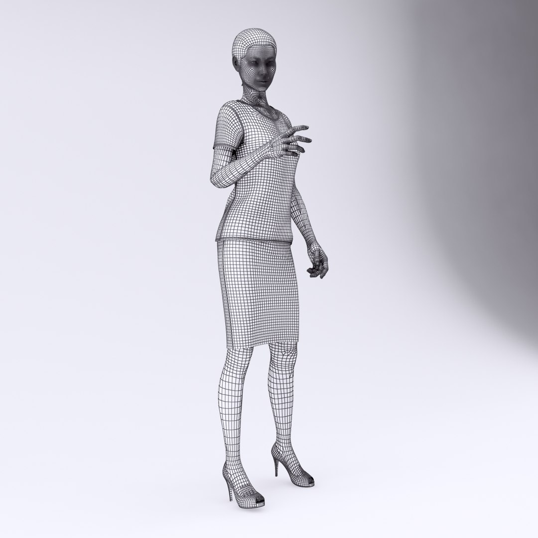Showroom Mannequin 024 3d Max