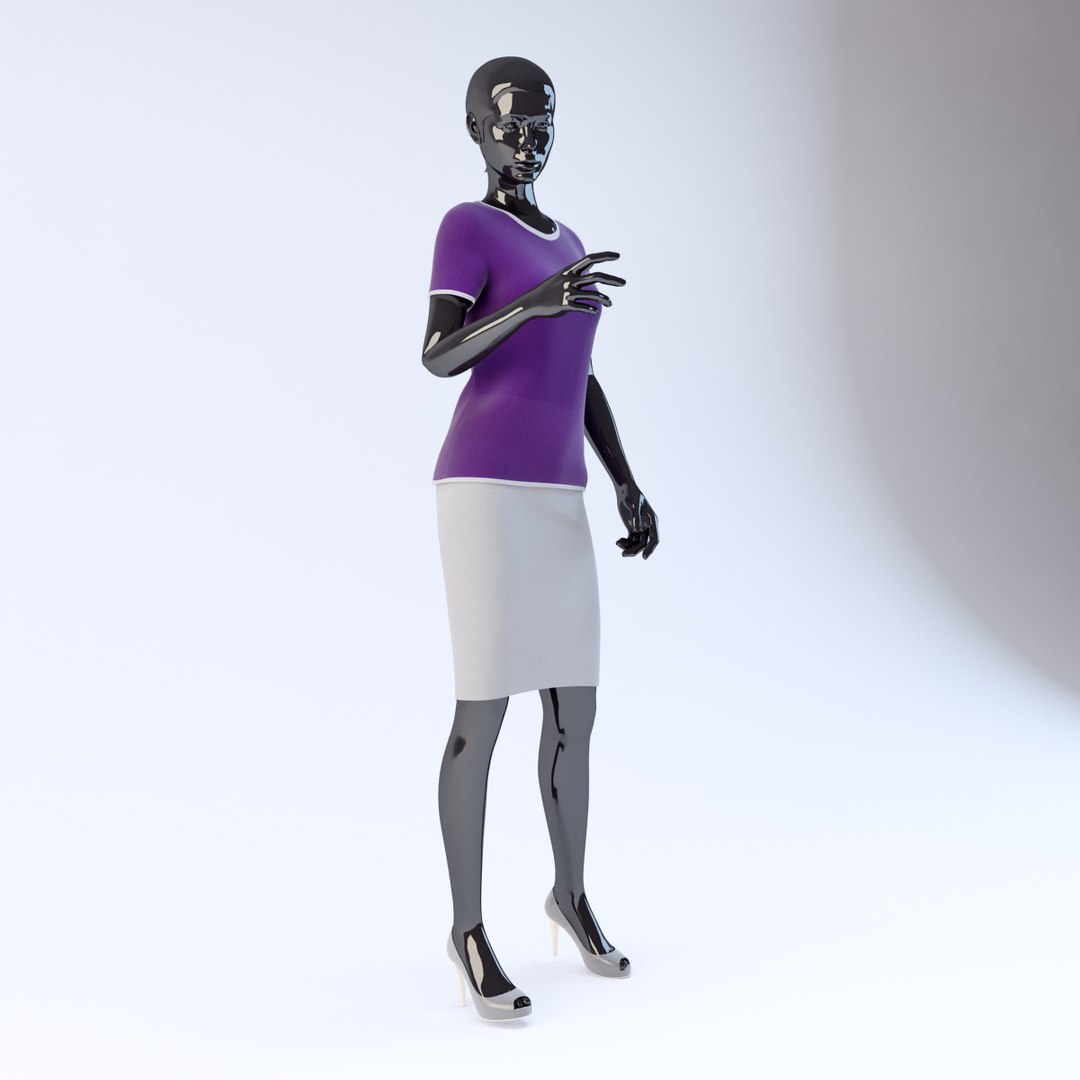 Showroom Mannequin 024 3d Max