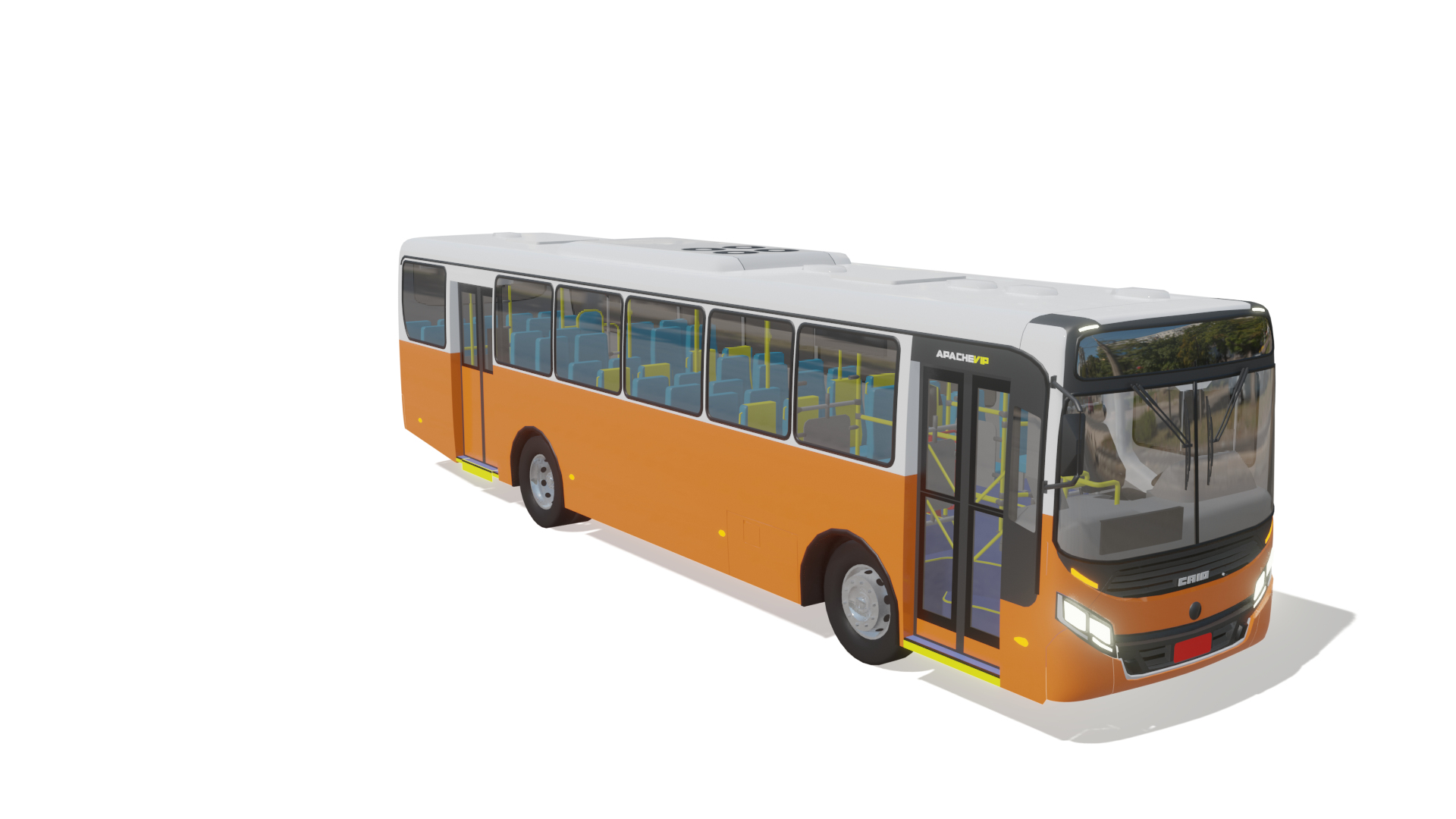 3D Model Onibus Apache Vip - TurboSquid 1666156