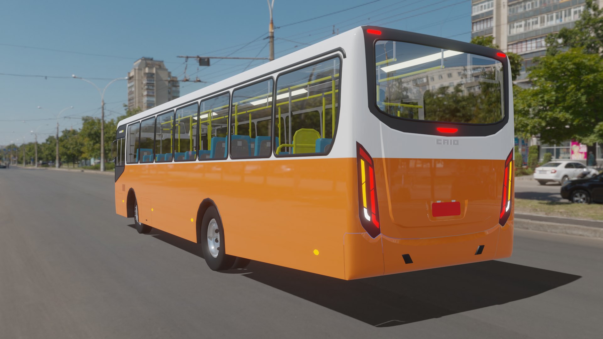 3D Model Onibus Apache Vip - TurboSquid 1666156