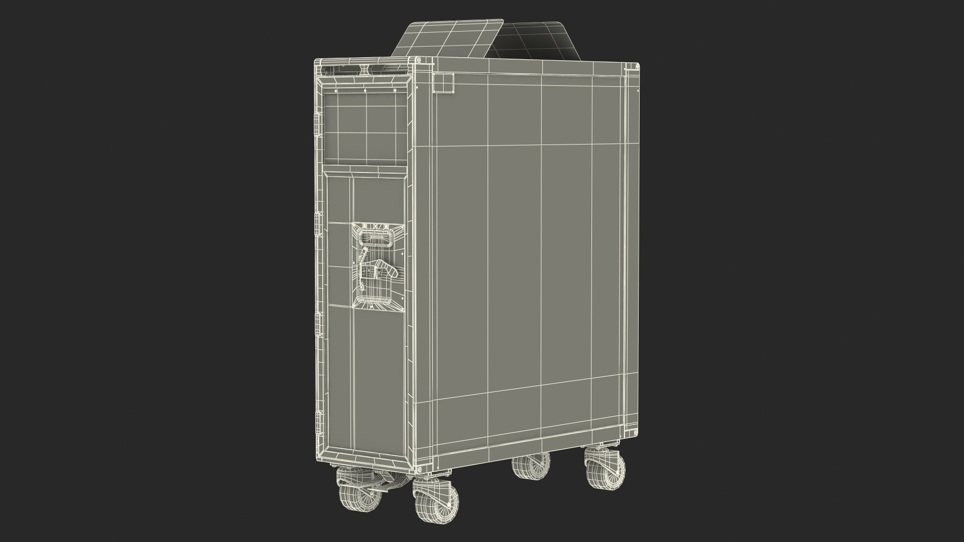 3D Size Waste Trolley Model - TurboSquid 1496653