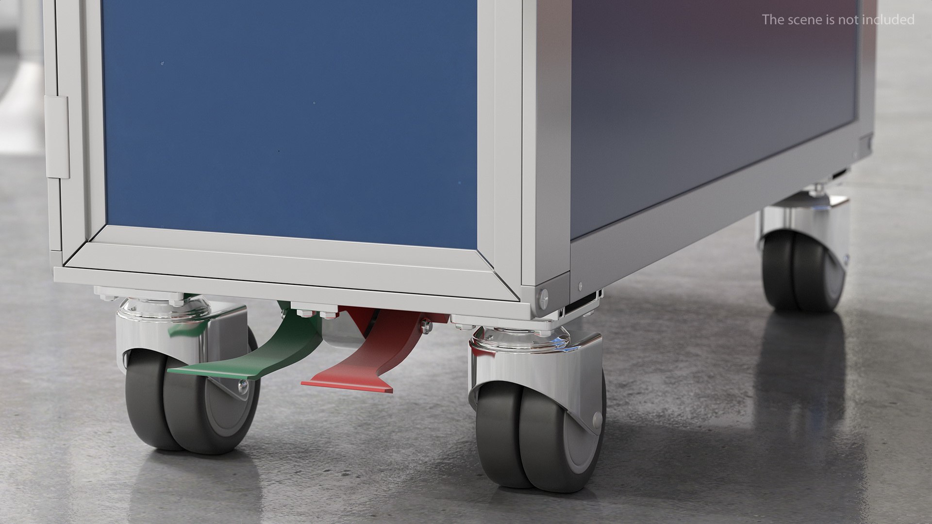 3D Size Waste Trolley Model - TurboSquid 1496653