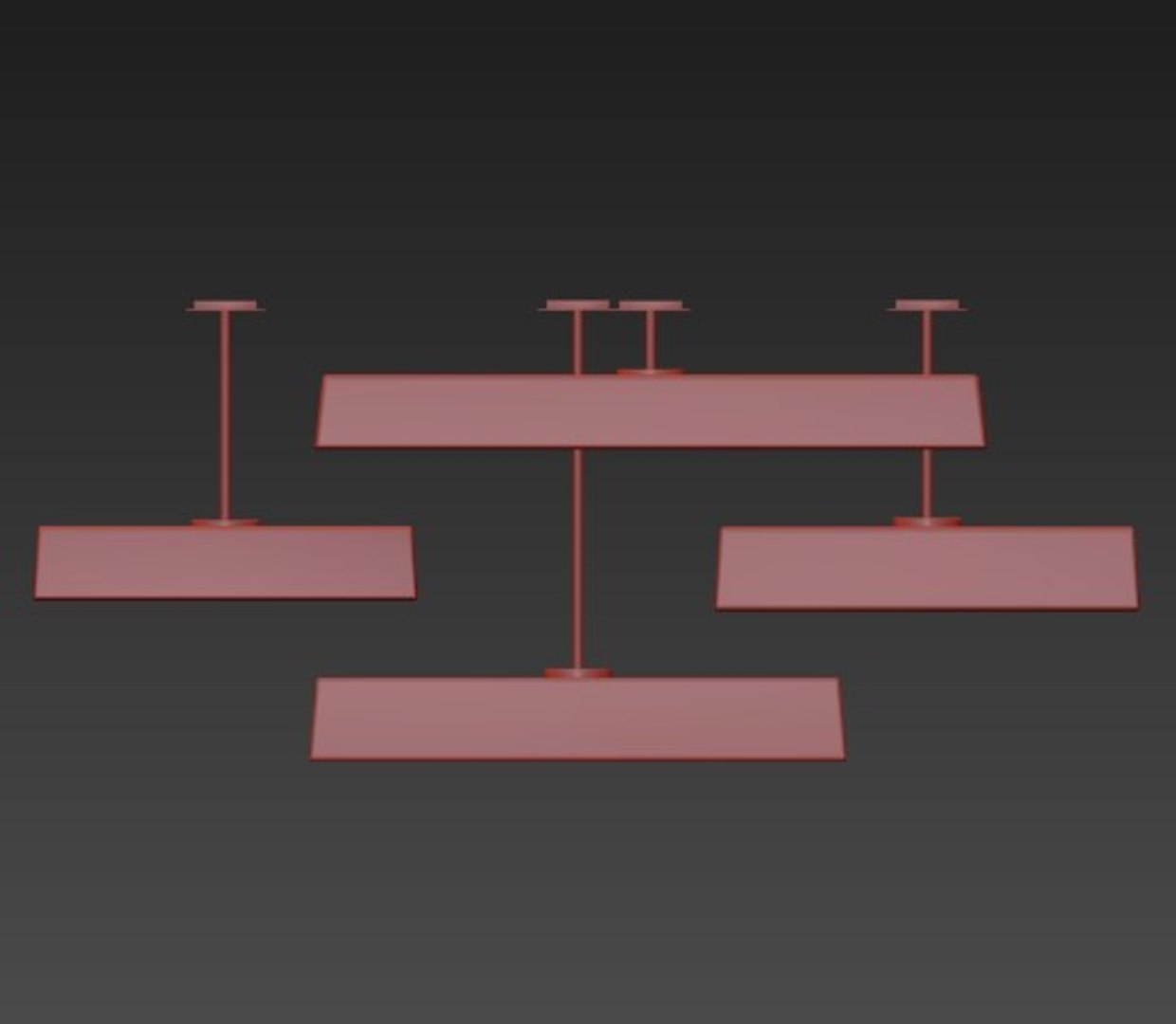 3D briggs multi light ceiling - TurboSquid 1449872