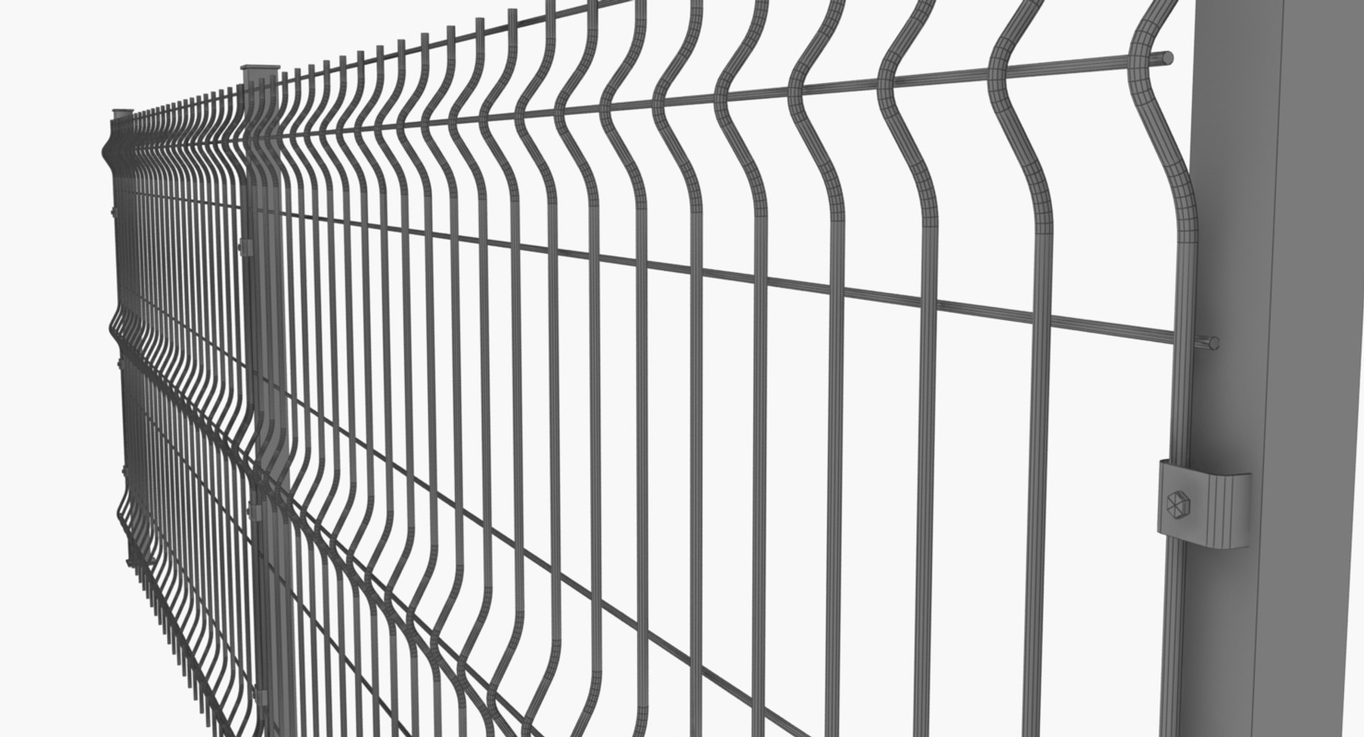 3D Fence - TurboSquid 1350550