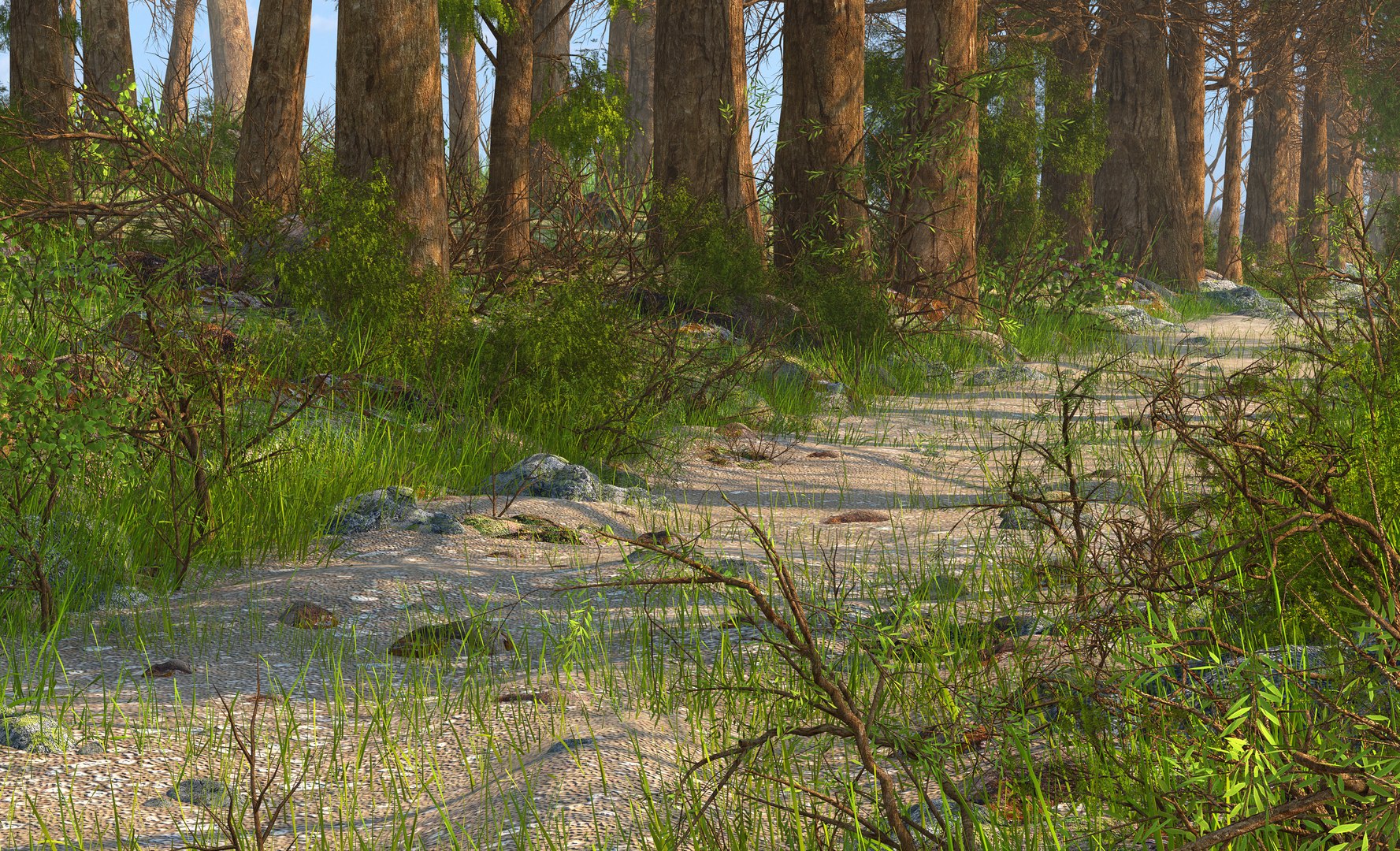 Nature Forest Environment 3D Model - TurboSquid 1734885