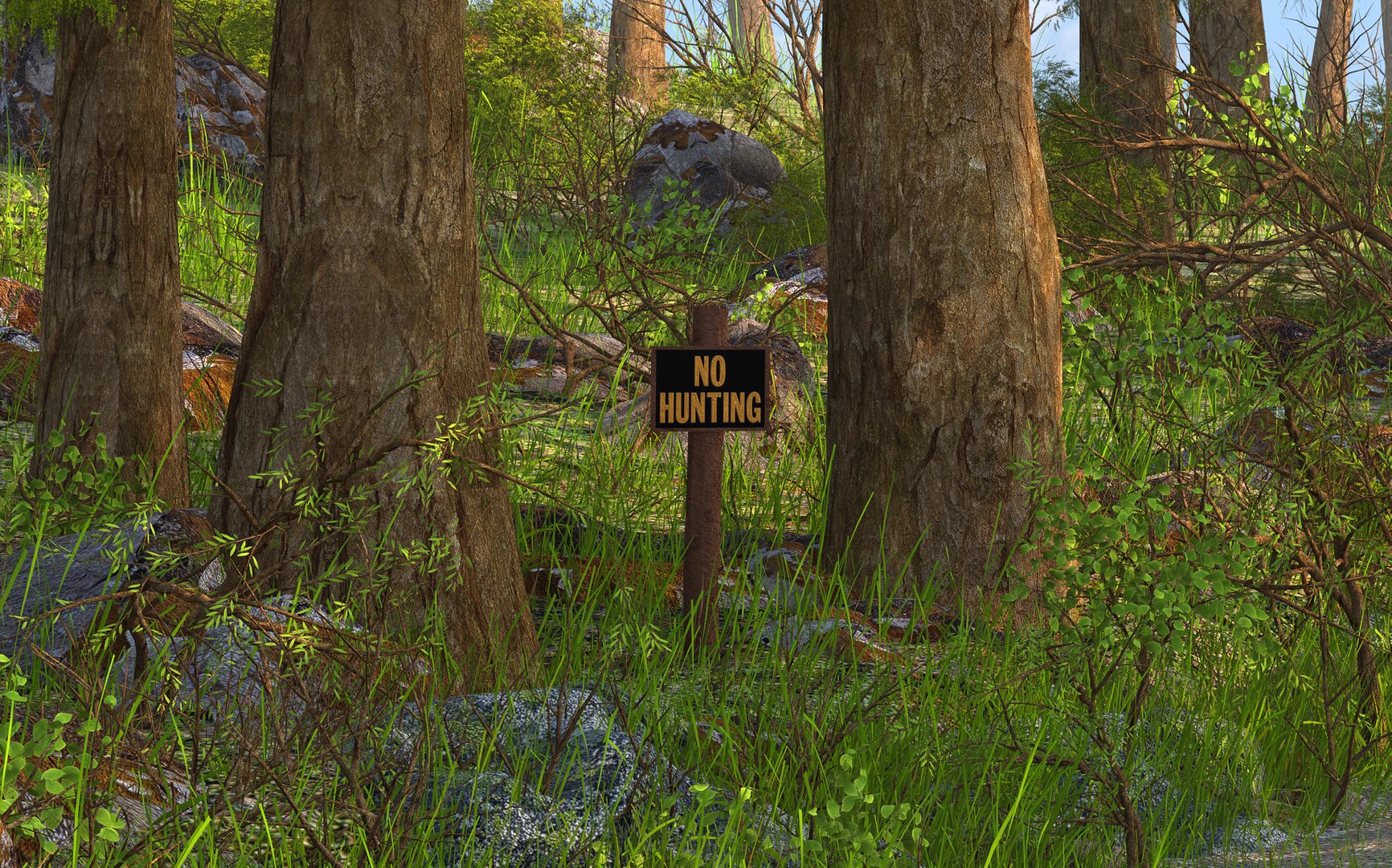 Nature Forest Environment 3D Model - TurboSquid 1734885