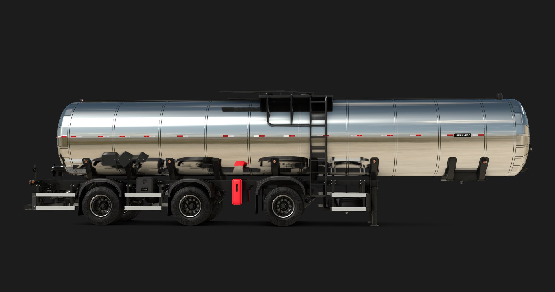 Metalesp Asphalt Tank Spread Axles 3D 모델 - TurboSquid 1984326