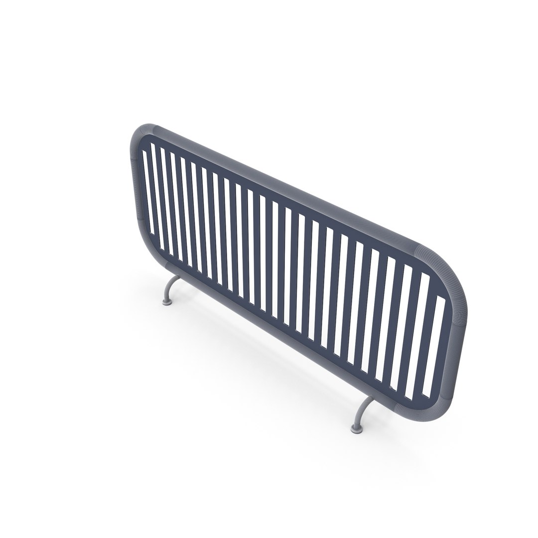 Metal Barrier 3D Model - TurboSquid 1958869