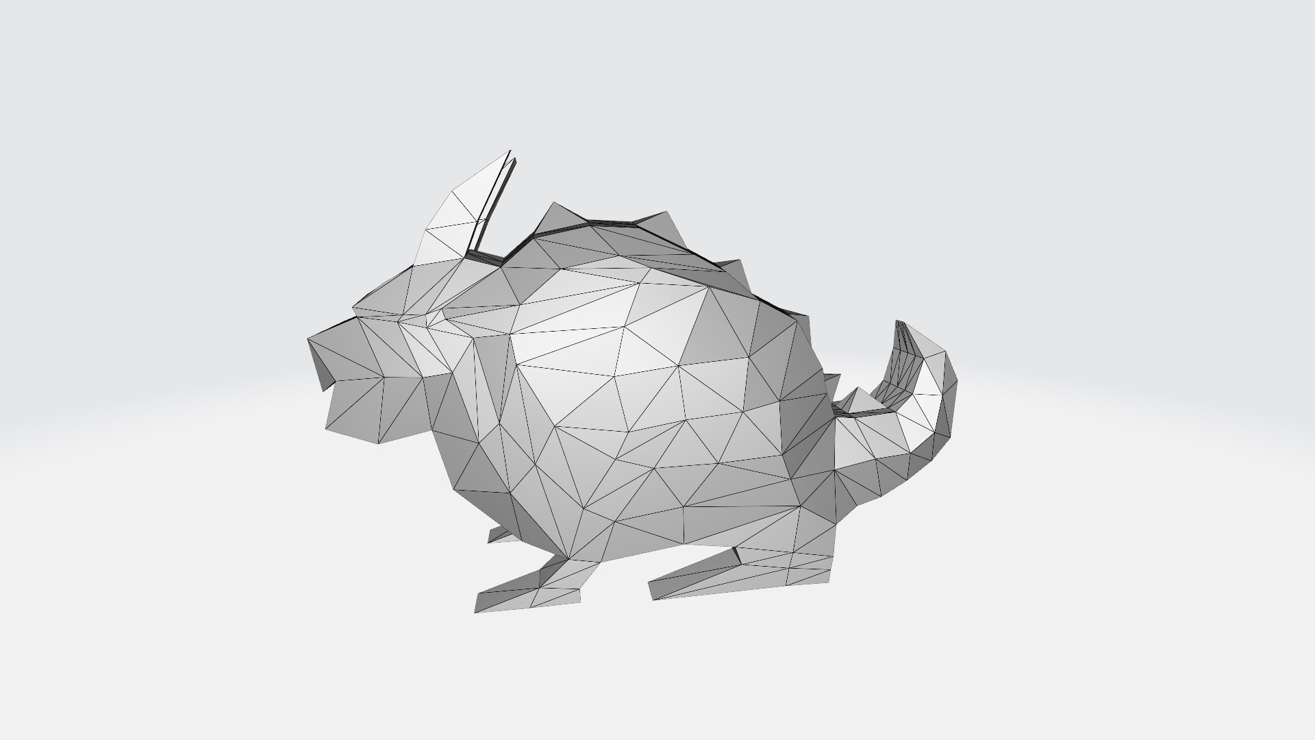 3D Low Poly Gargoyle - TurboSquid 2322633