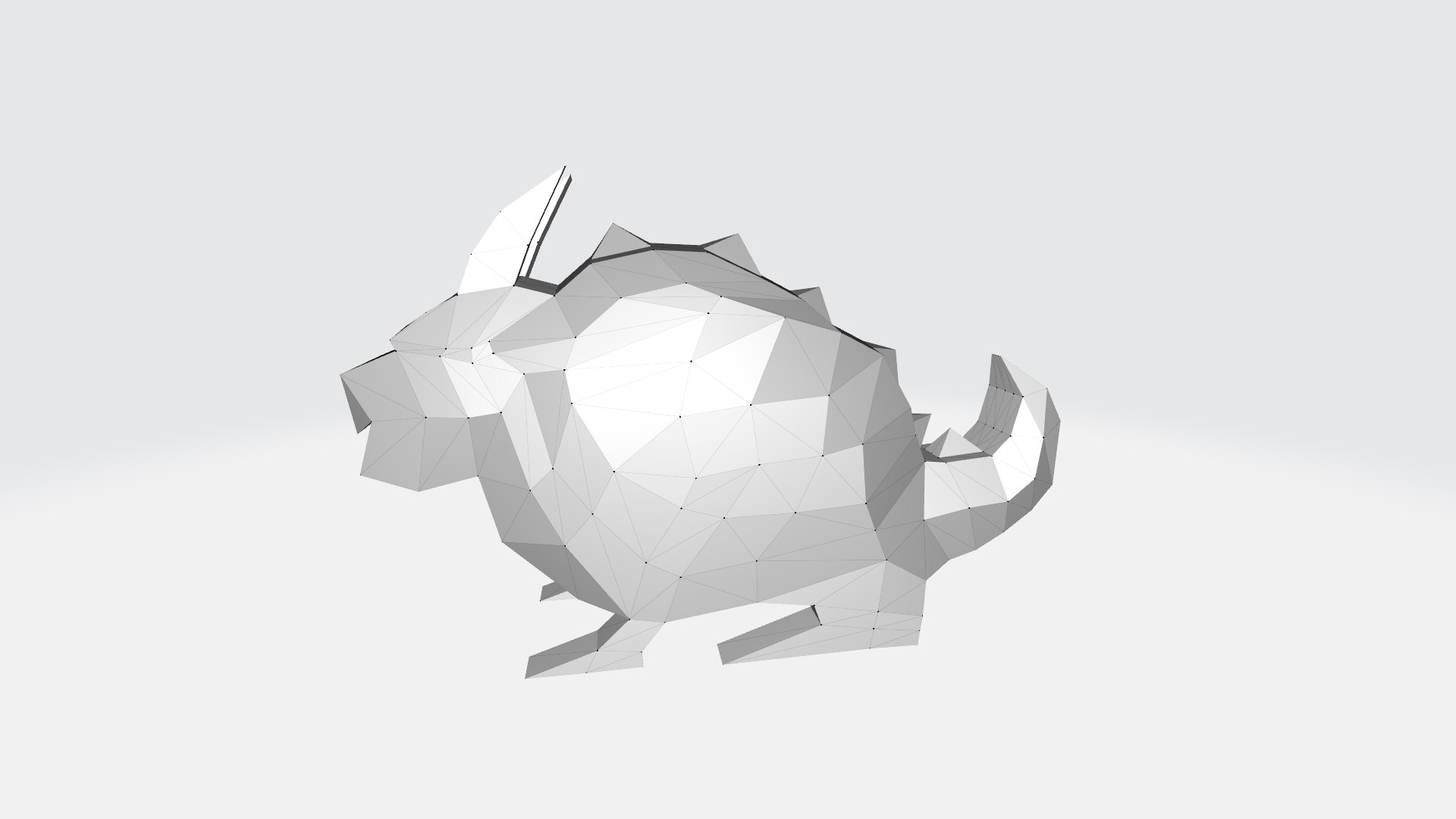 3D Low Poly Gargoyle - TurboSquid 2322633