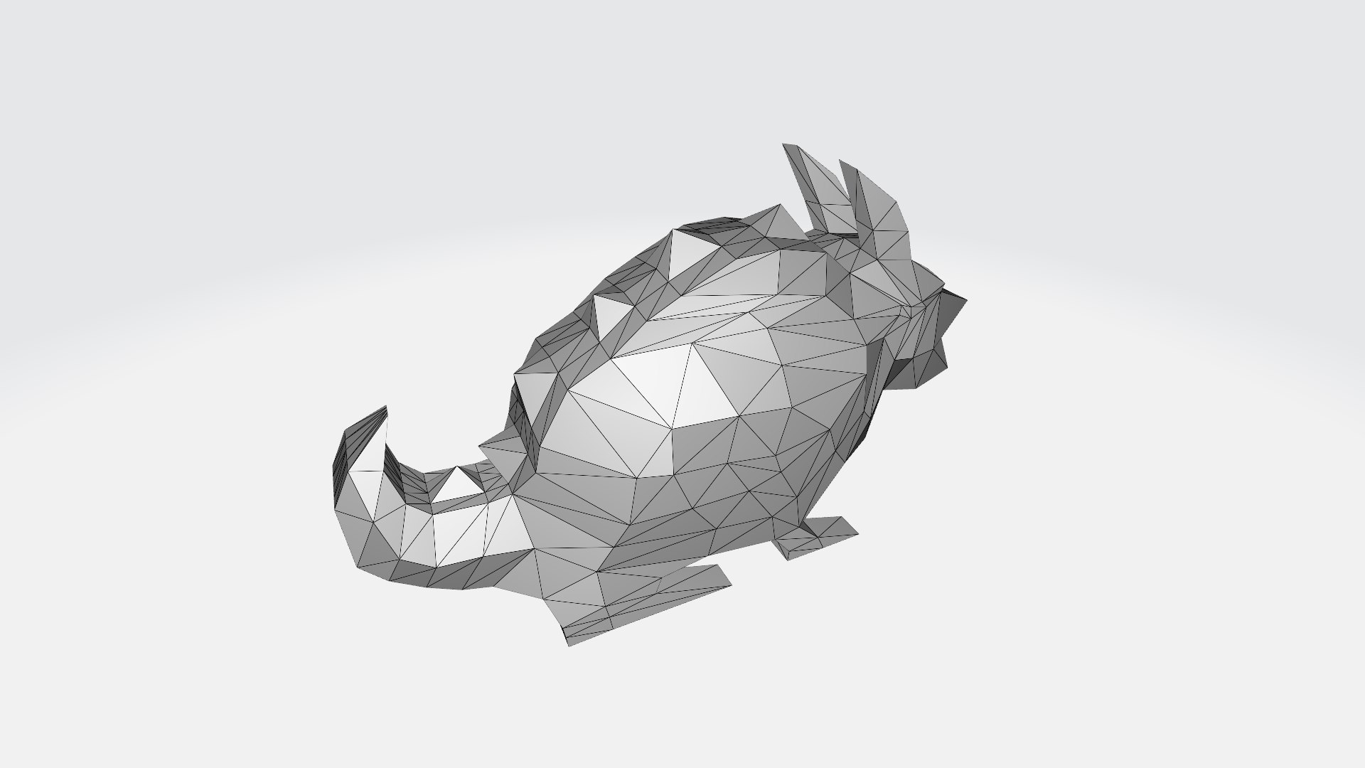3D Low Poly Gargoyle - TurboSquid 2322633
