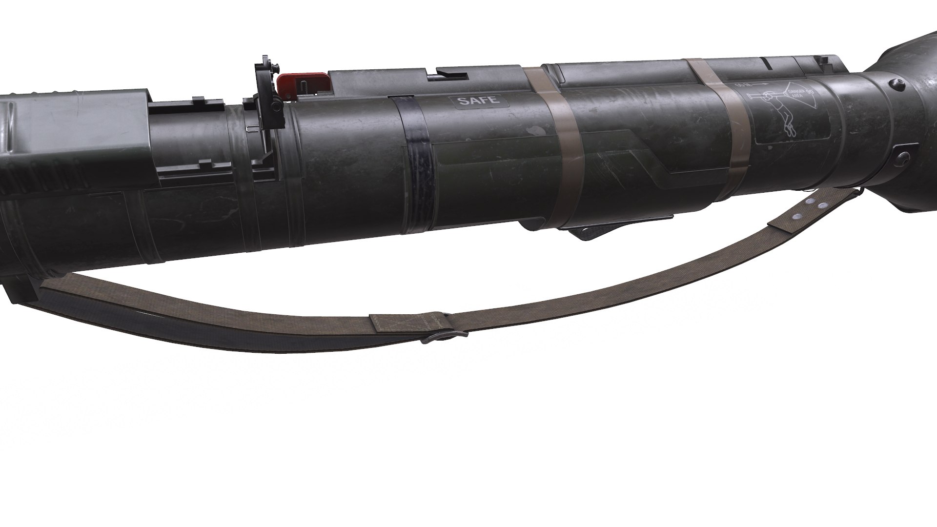 3D AT4 Anti Tank Rocket Launcher Low-poly PBR - TurboSquid 1953488