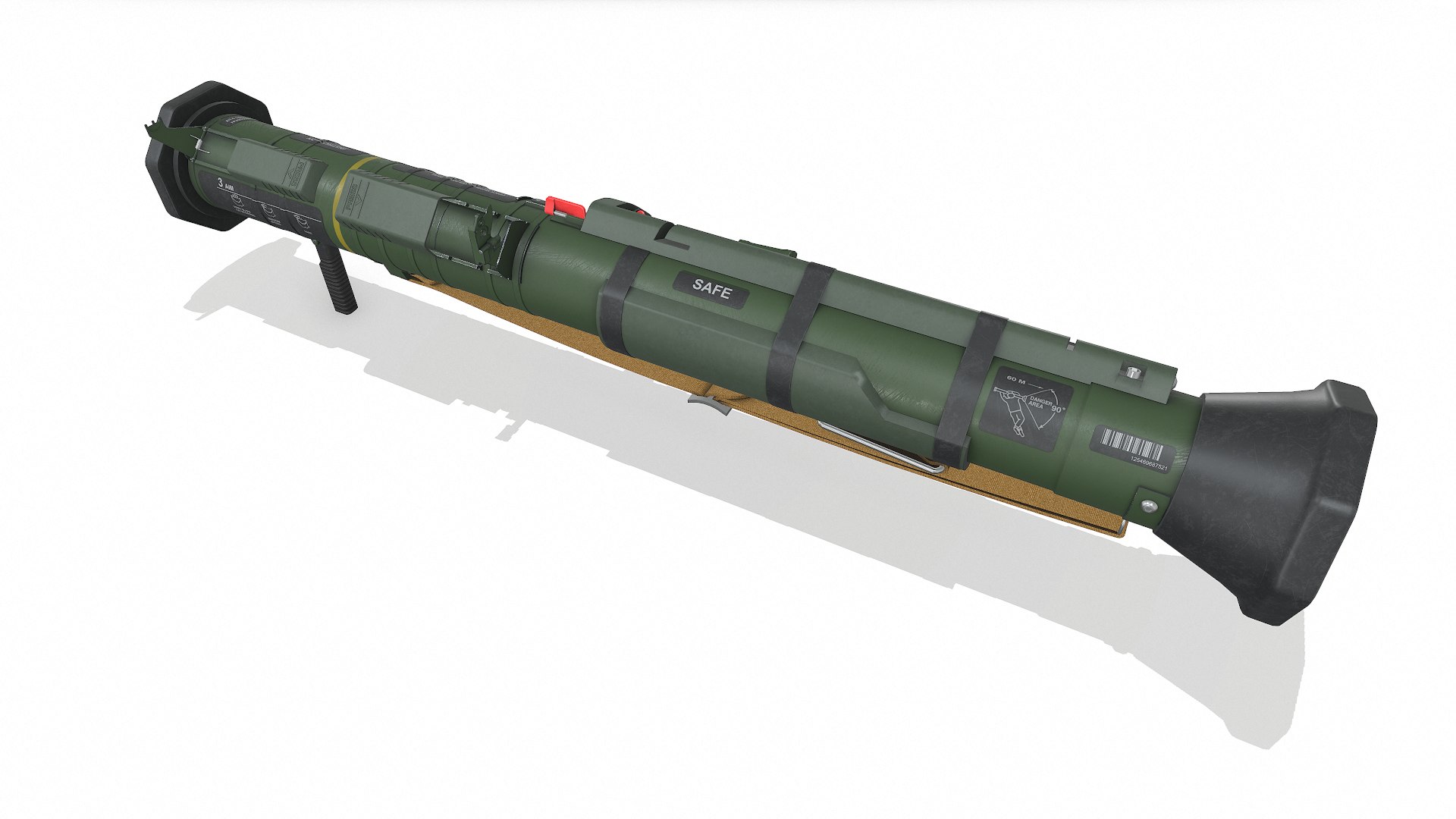 3D AT4 Anti Tank Rocket Launcher Low-poly PBR - TurboSquid 1953488