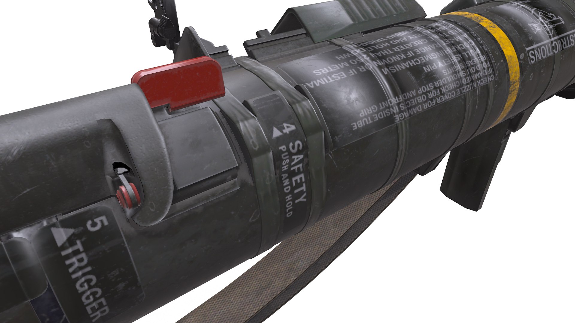3D AT4 Anti Tank Rocket Launcher Low-poly PBR - TurboSquid 1953488