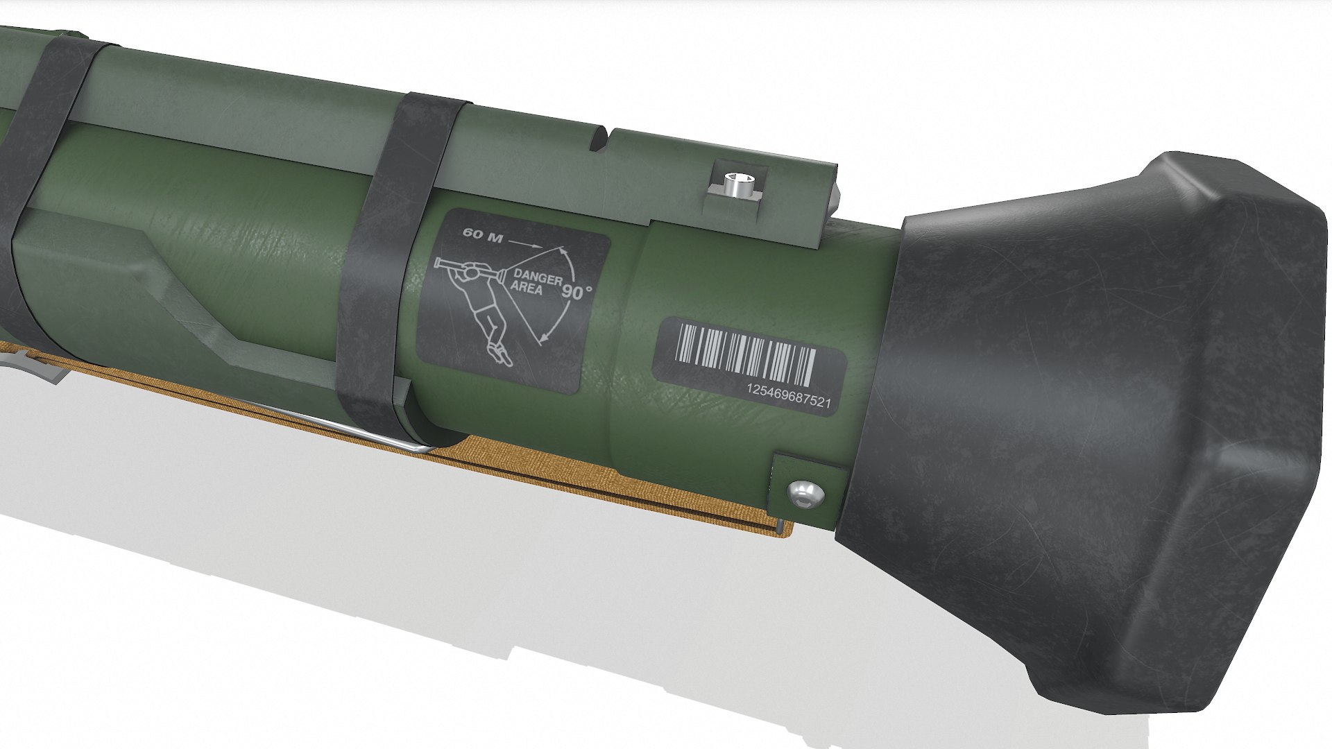 3D AT4 Anti Tank Rocket Launcher Low-poly PBR - TurboSquid 1953488