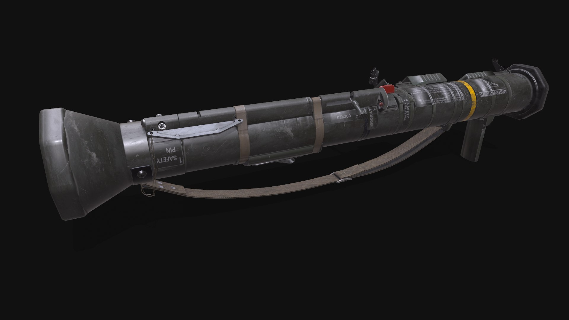 3D AT4 Anti Tank Rocket Launcher Low-poly PBR - TurboSquid 1953488