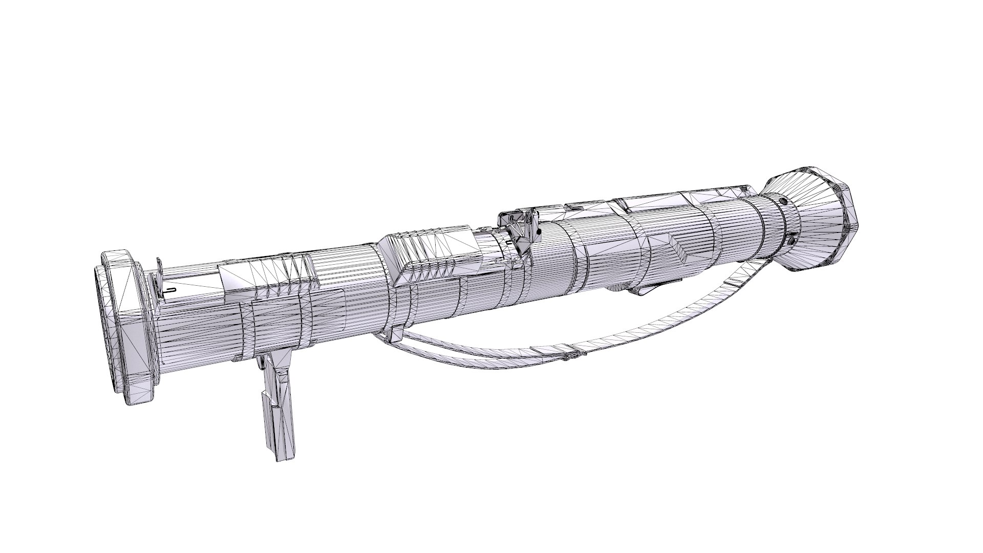 3D AT4 Anti Tank Rocket Launcher Low-poly PBR - TurboSquid 1953488