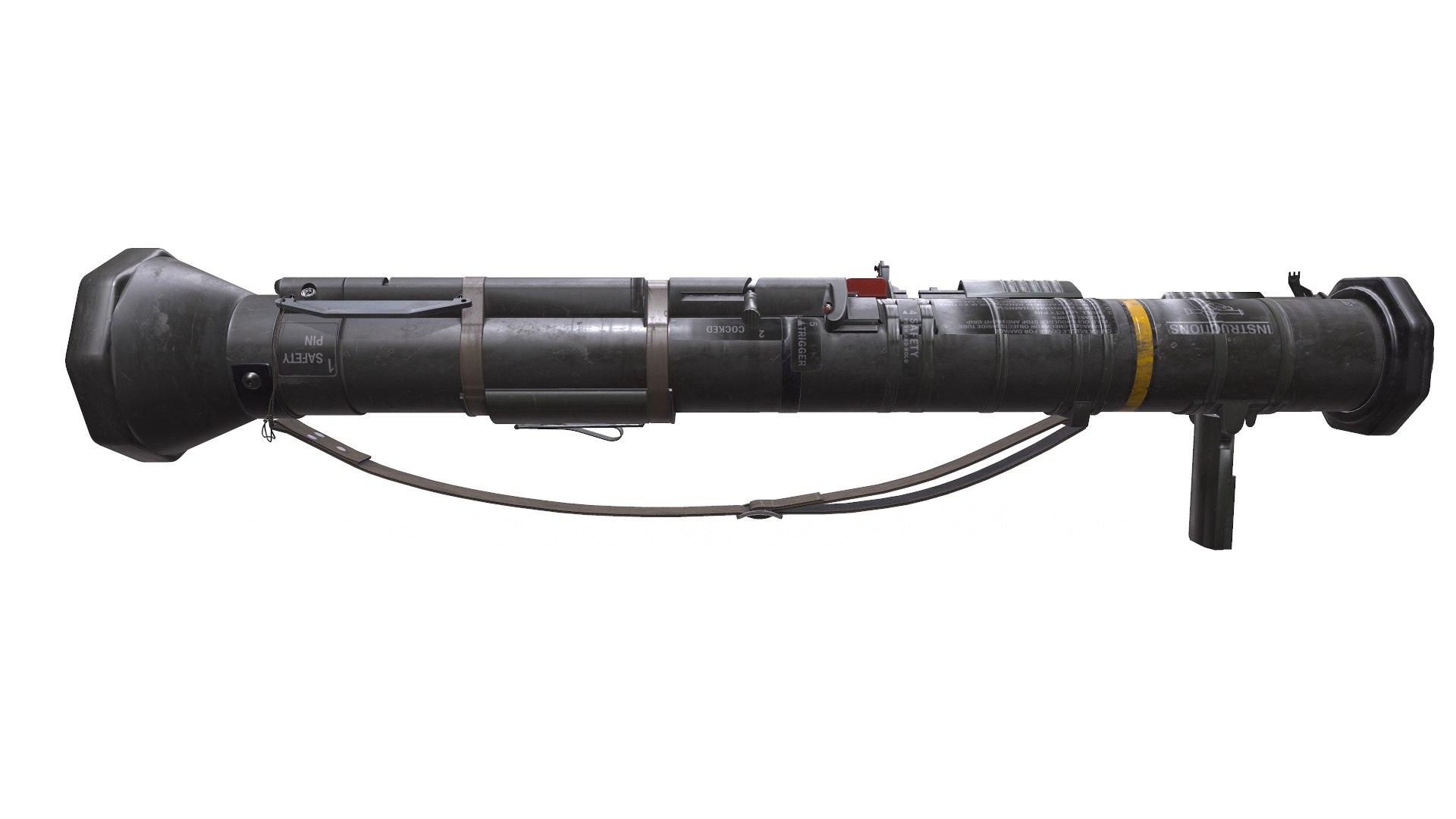 3D AT4 Anti Tank Rocket Launcher Low-poly PBR - TurboSquid 1953488