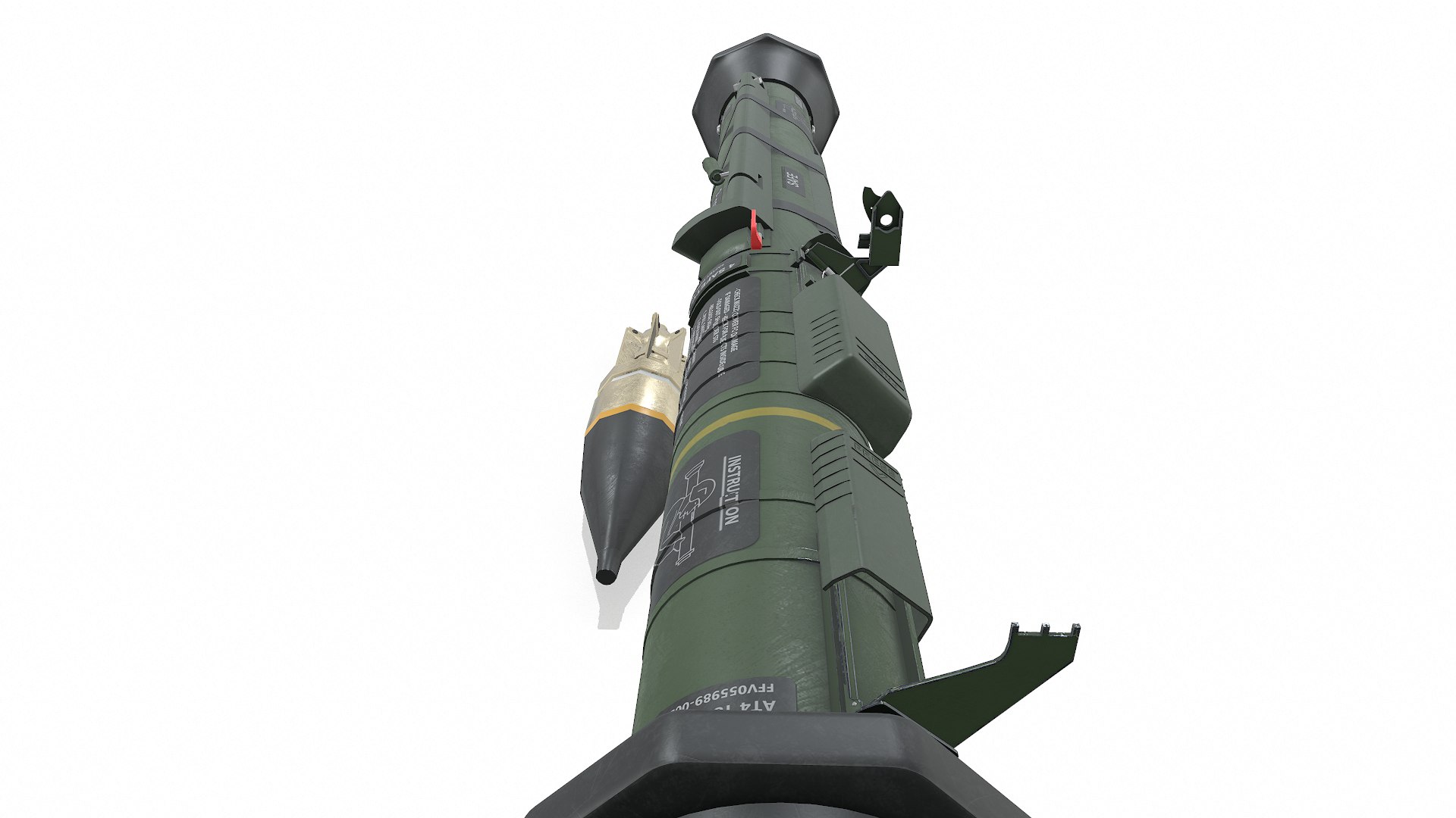3D AT4 Anti Tank Rocket Launcher Low-poly PBR - TurboSquid 1953488