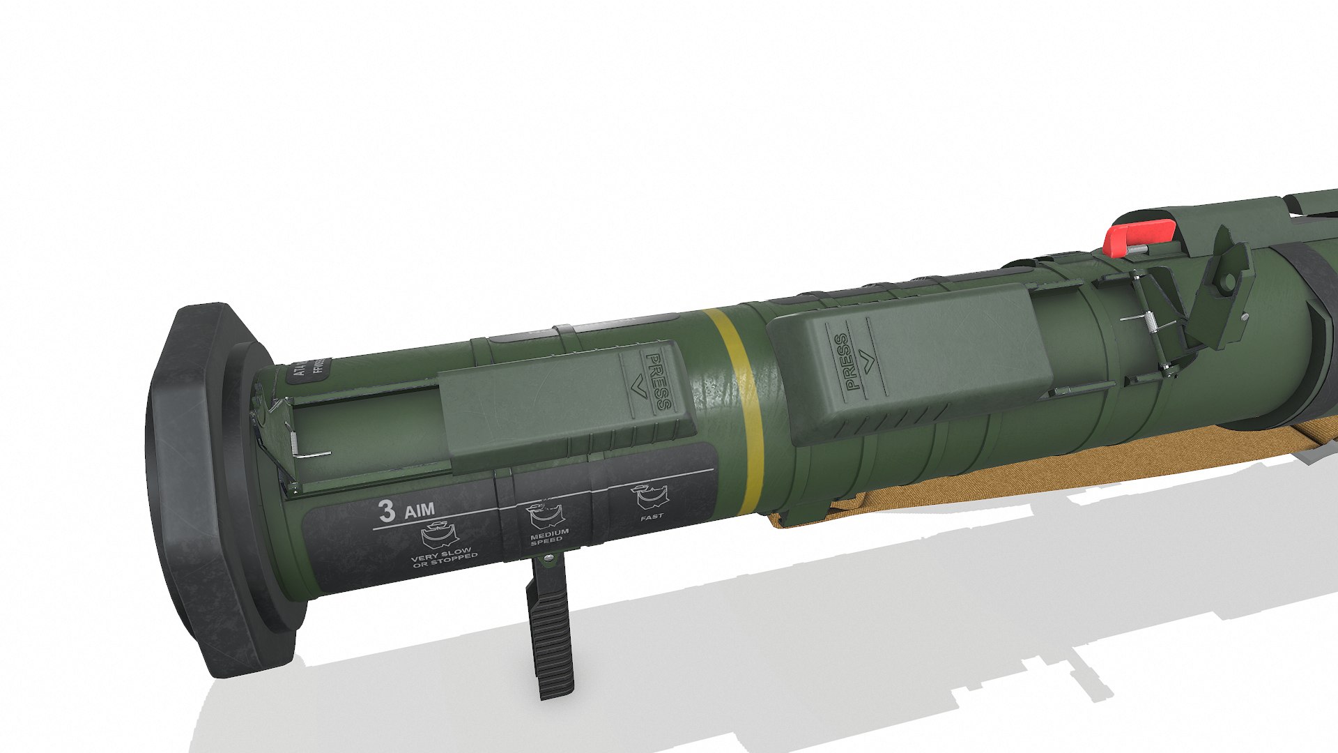 3D AT4 Anti Tank Rocket Launcher Low-poly PBR - TurboSquid 1953488