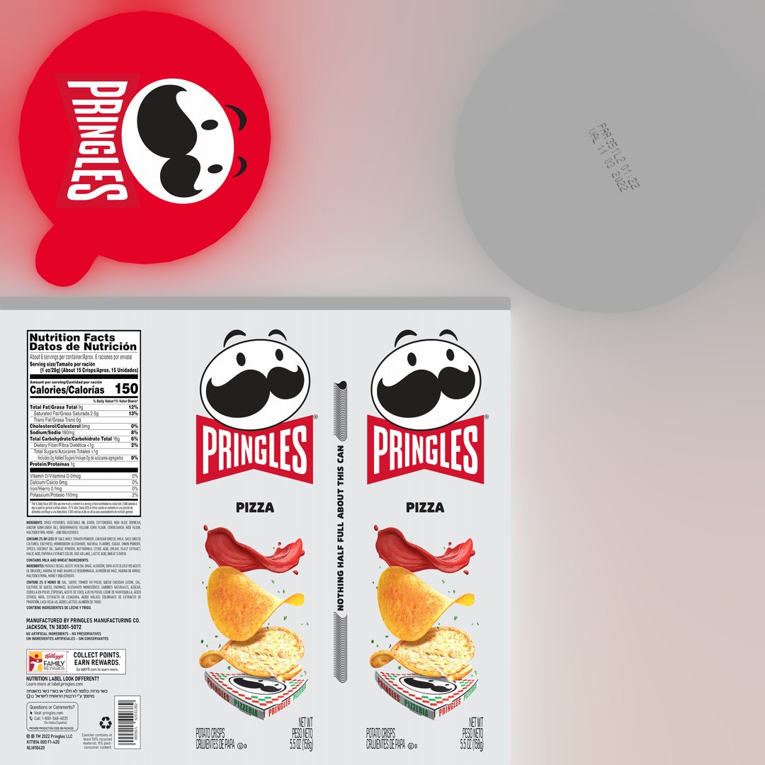 Pringles Pizza Model - TurboSquid 1863112