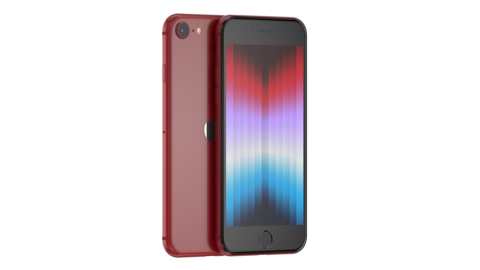 Apple iPhone SE 2022 Red 3D model - TurboSquid 2115263