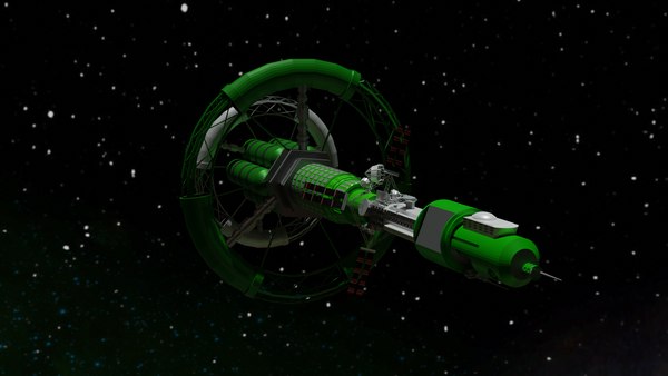 Spacecraft 3D model - TurboSquid 1924025