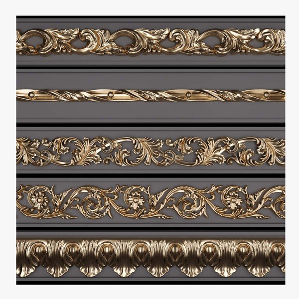 3D Trim Ornament 47 - TurboSquid 1909133