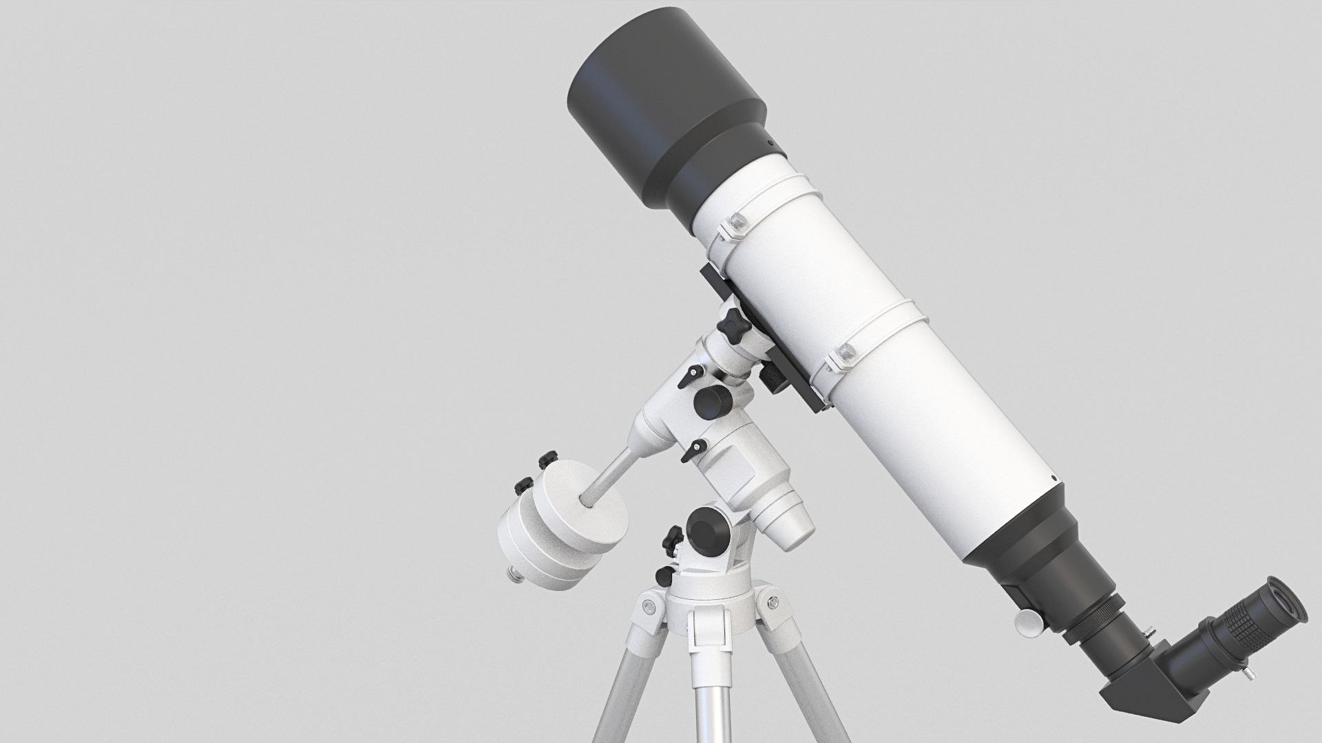 Telescope Refracting Scope Model - TurboSquid 1529478