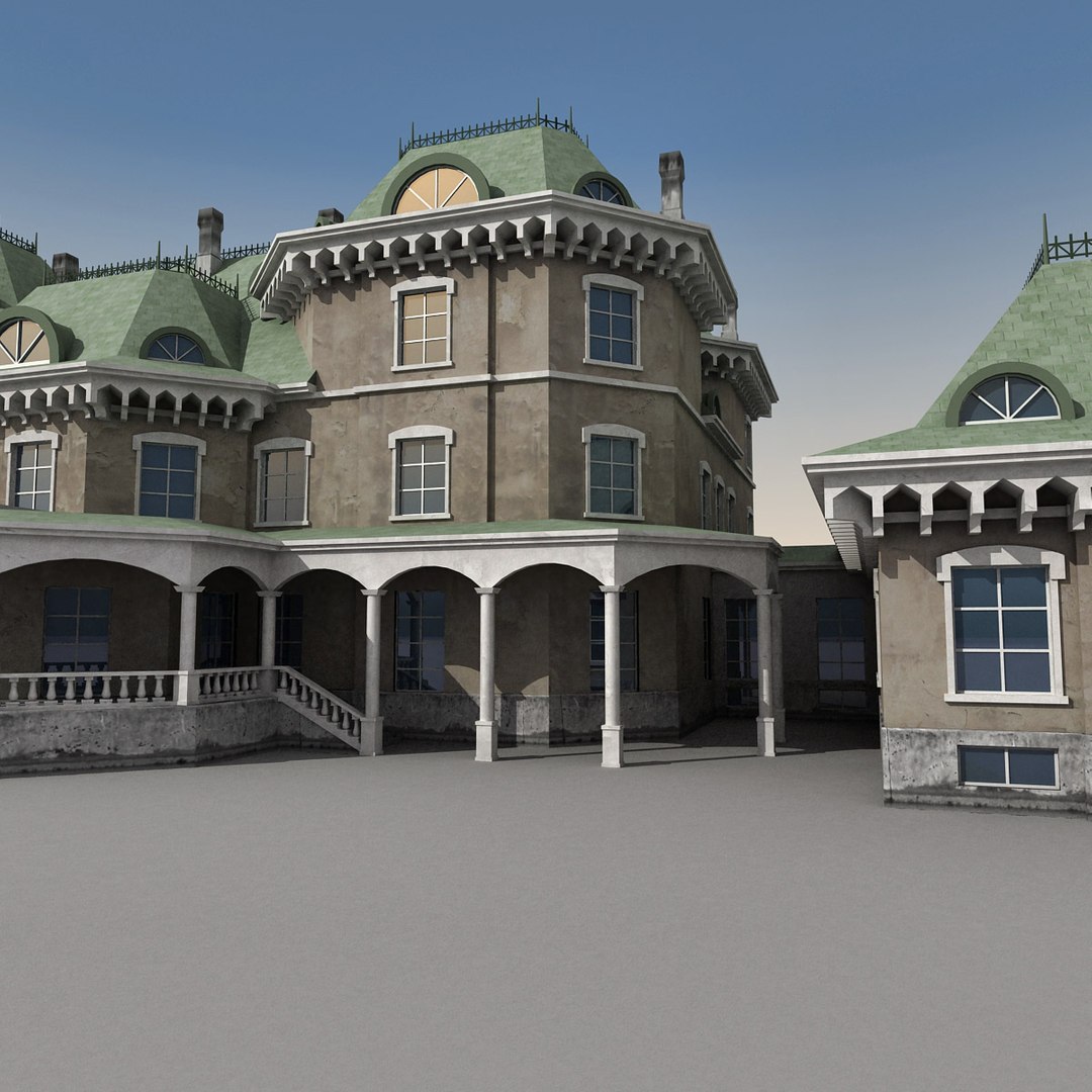 3d European Building Europe Model