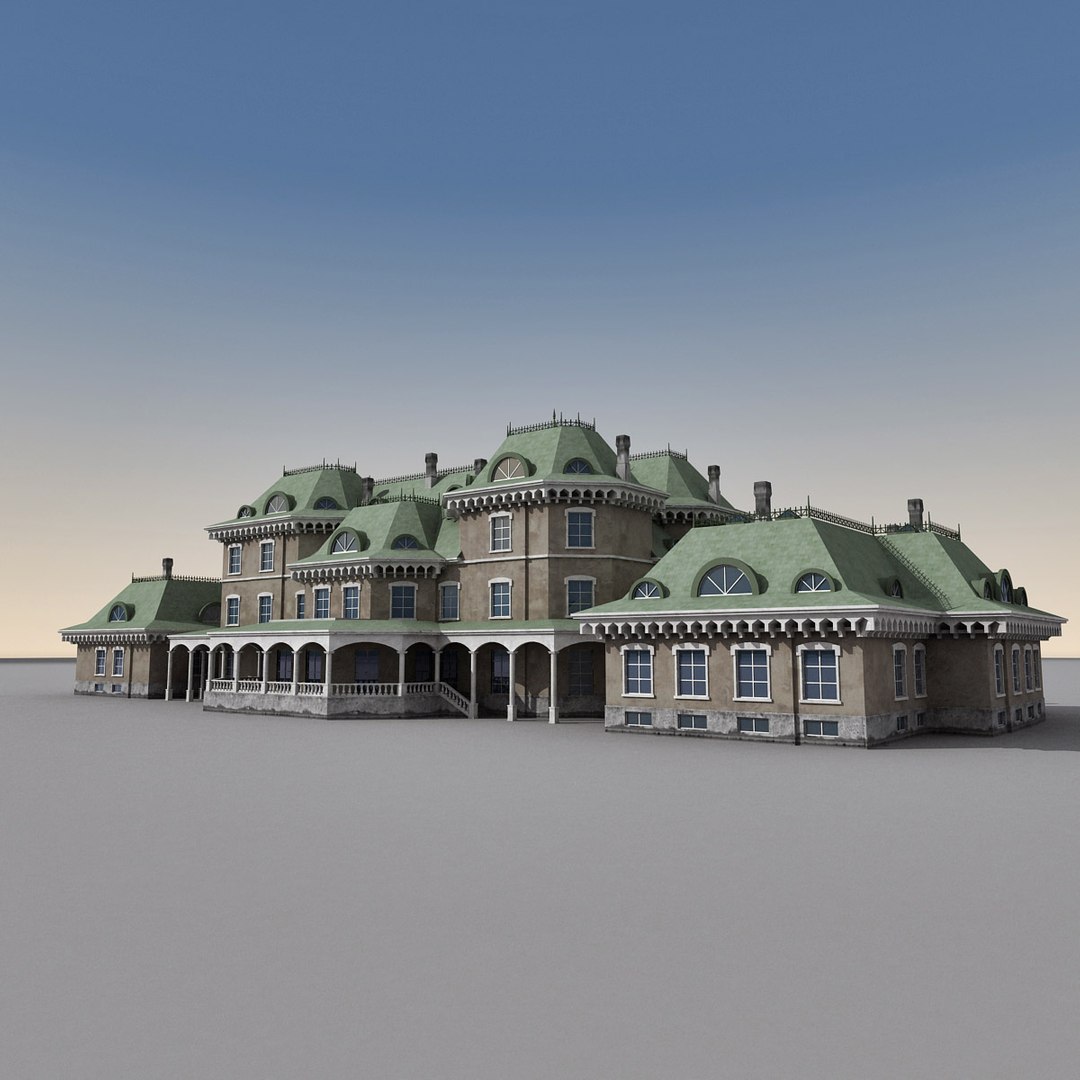 3d European Building Europe Model