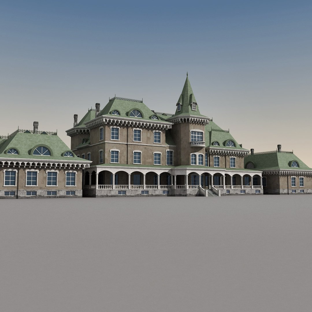 3d European Building Europe Model