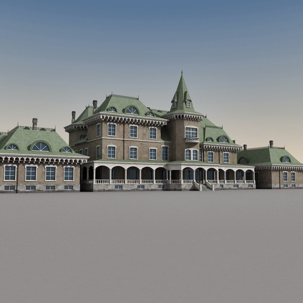 3d european building europe model