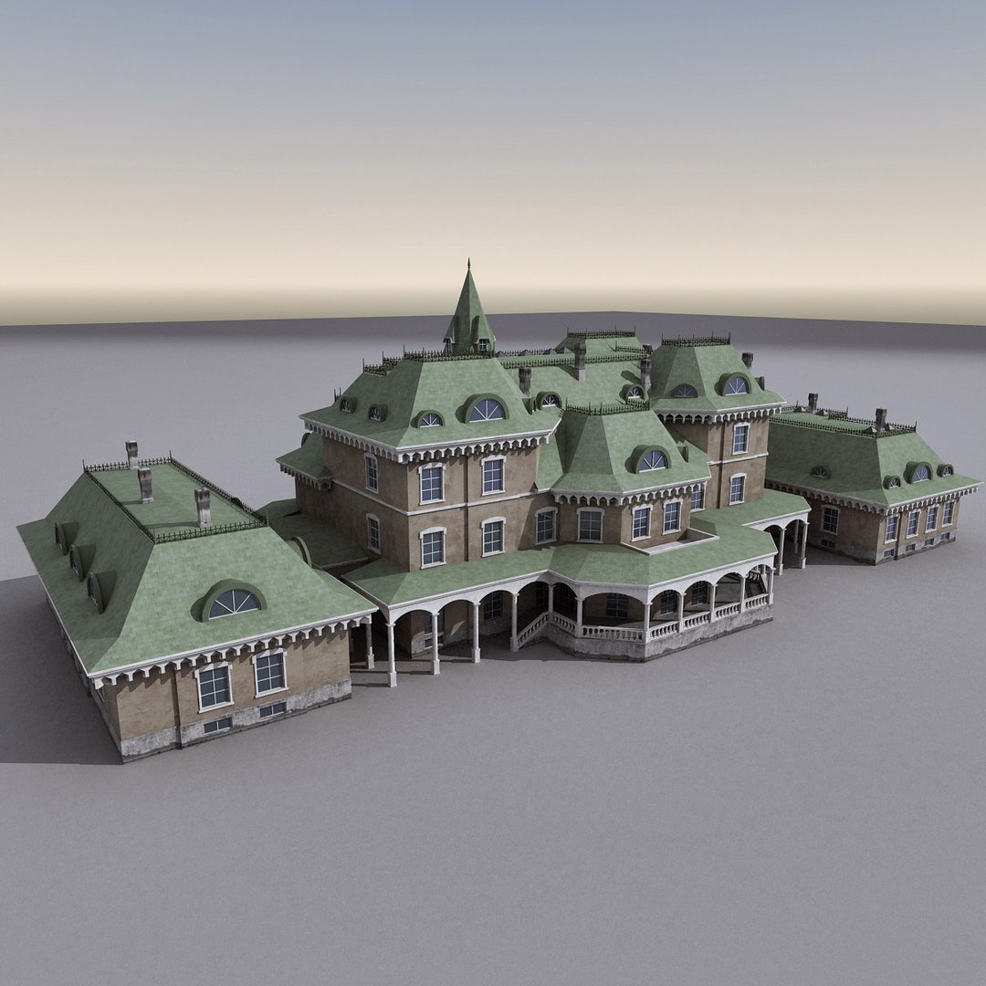 3d European Building Europe Model