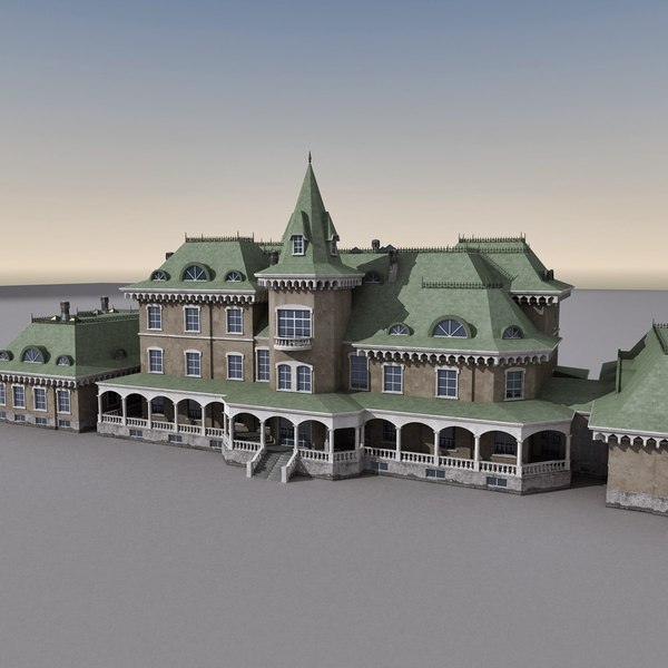 3d european building europe model
