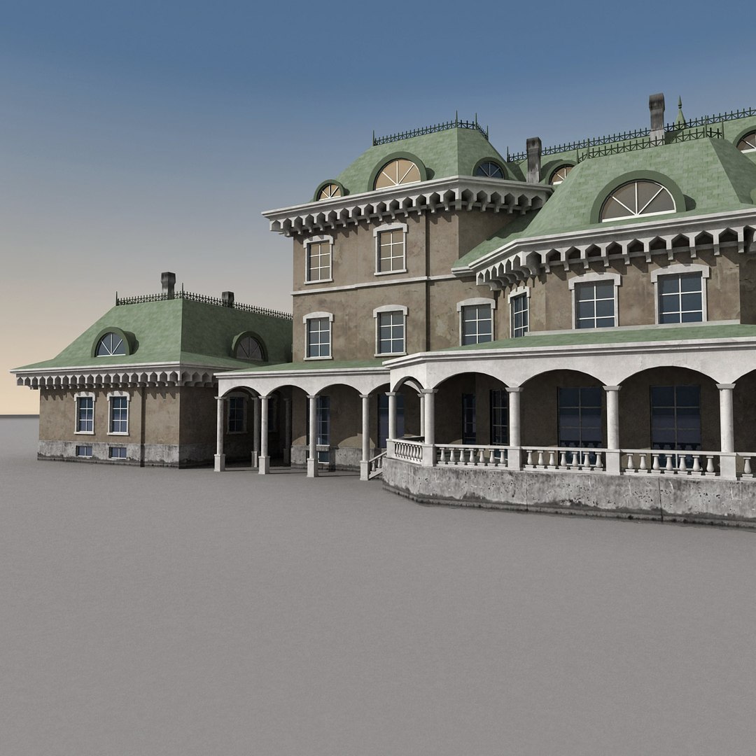 3d European Building Europe Model