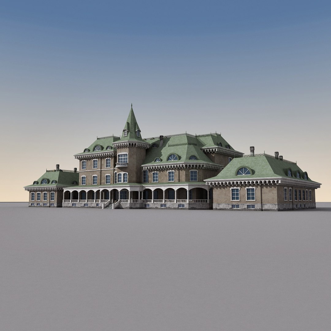 3d European Building Europe Model