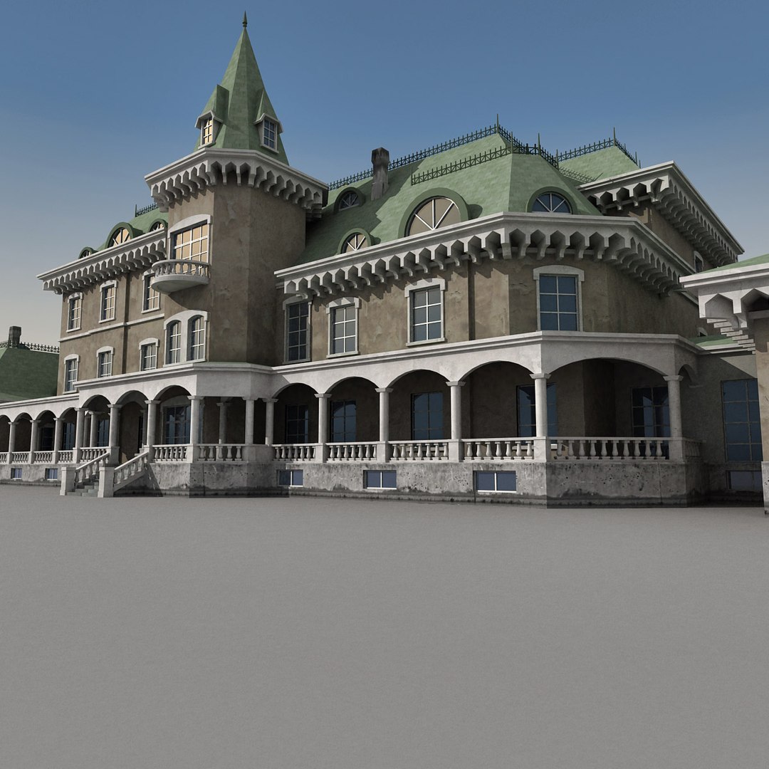 3d European Building Europe Model