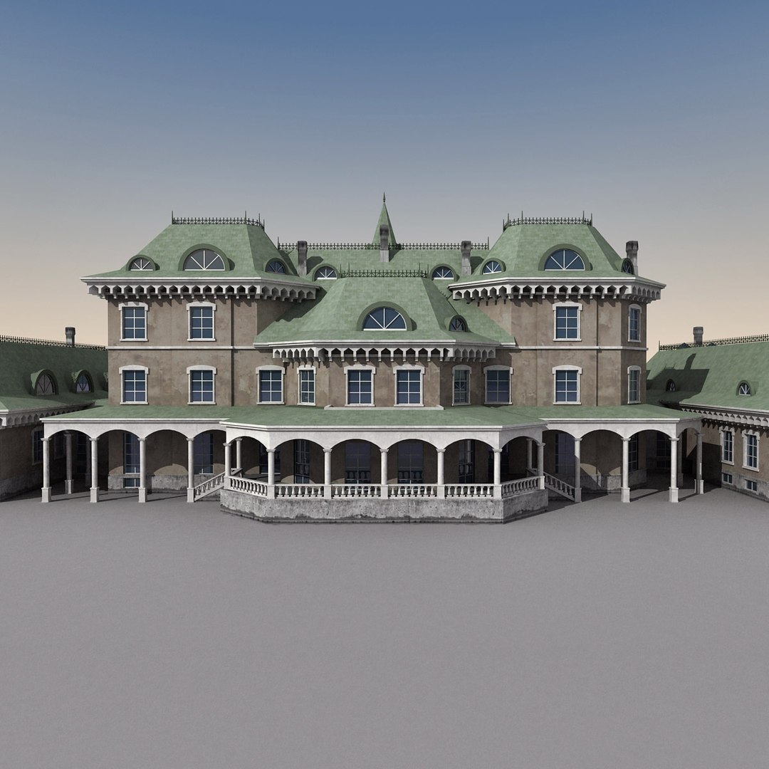 3d European Building Europe Model