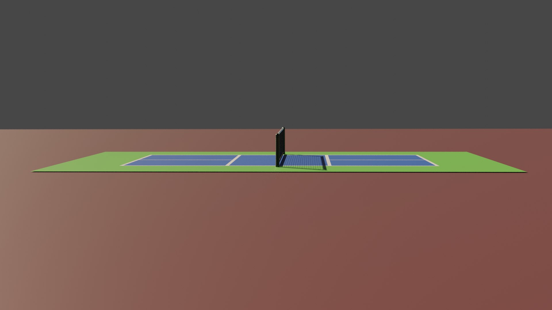 3D Pickleball Court - TurboSquid 1860392