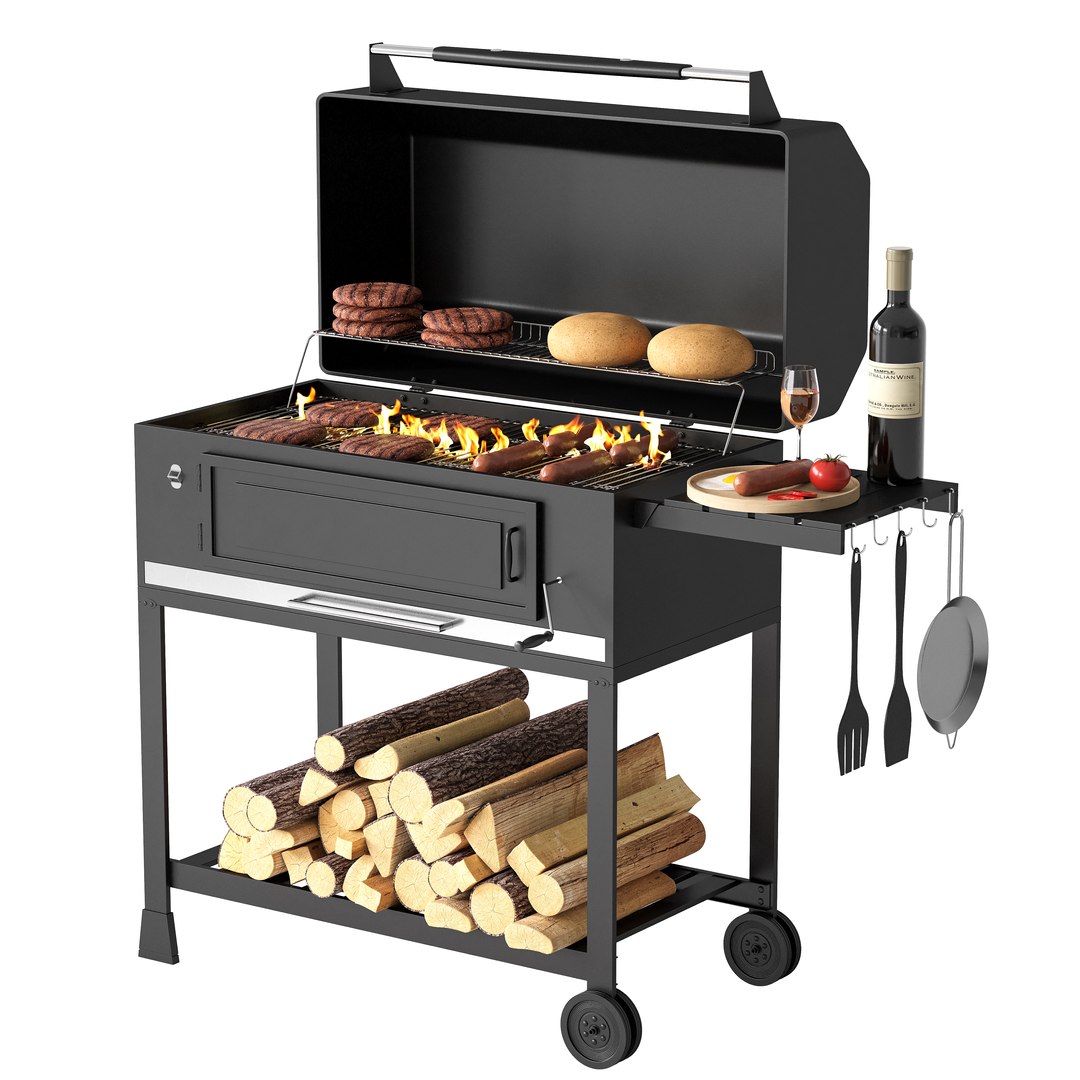Barbecue 58 Model - TurboSquid 2238207