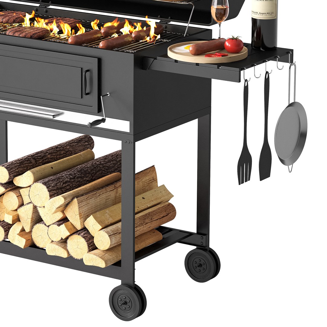 Barbecue 58 Model - TurboSquid 2238207